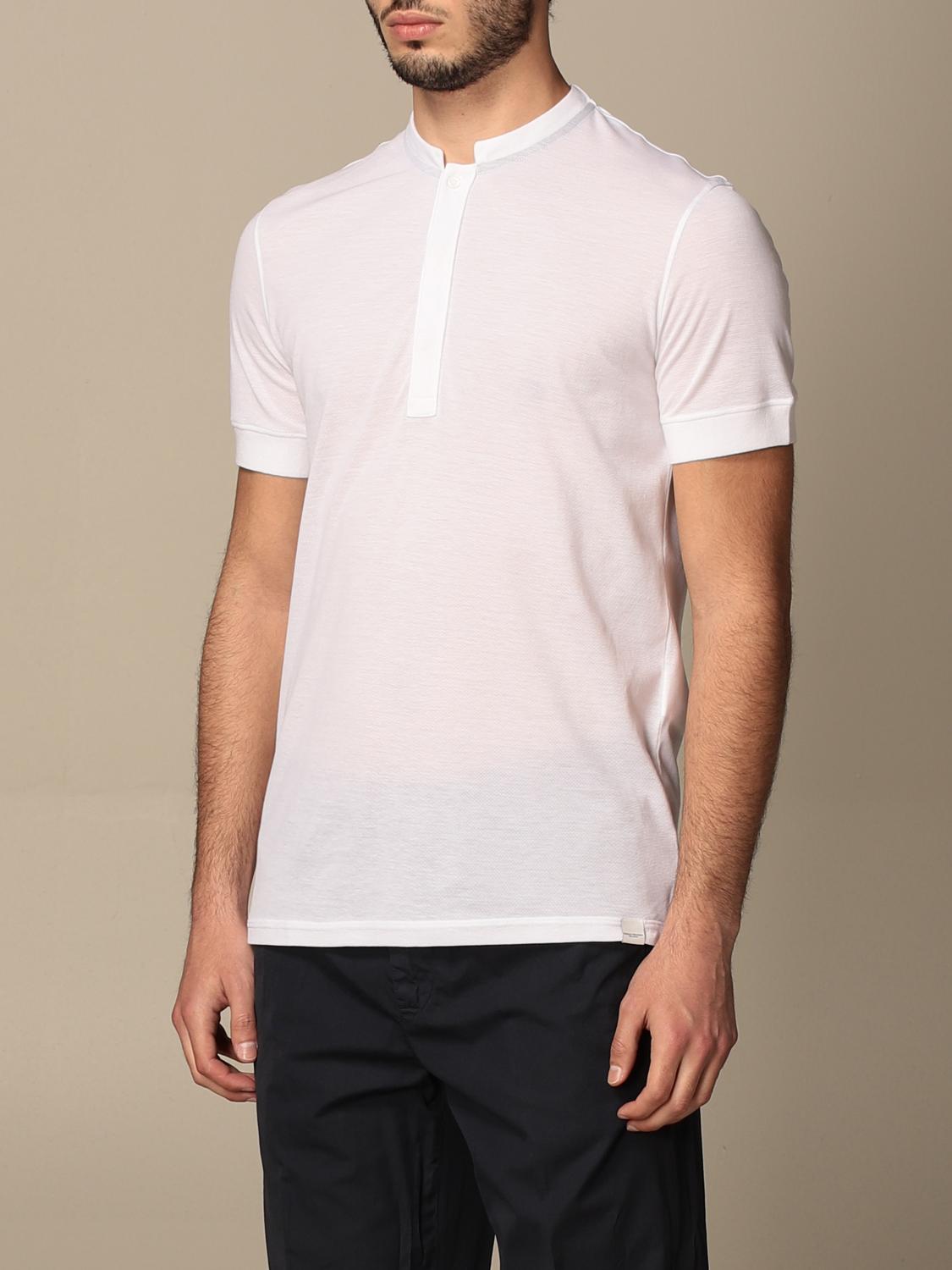 PAOLO PECORA: Polo shirt men - White | Polo Shirt Paolo Pecora F101 ...