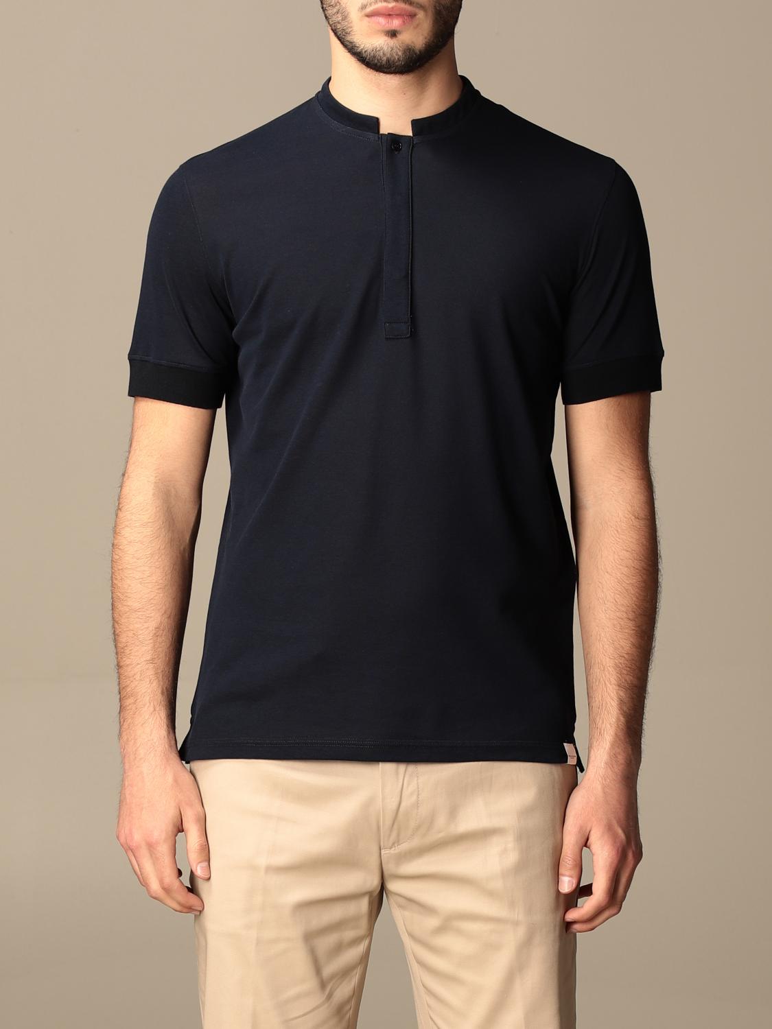 PAOLO PECORA: polo shirt for man - Blue | Paolo Pecora polo shirt F101 ...