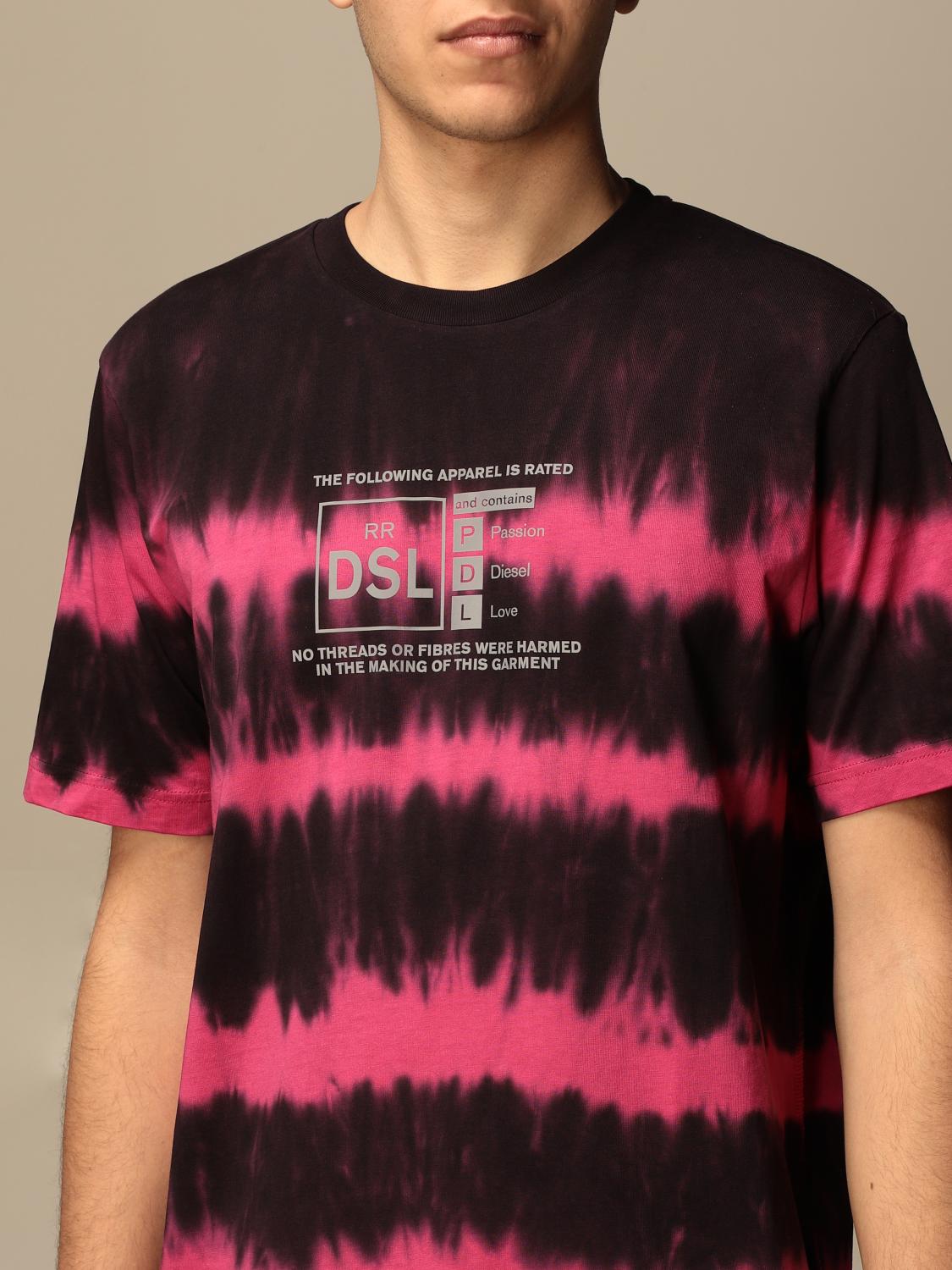 Diesel Outlet: Herren T-Shirt - Pink | Diesel T-Shirt A01857 0TBAB ... Diesel Outlet: Herren T-Shirt - Pink | Diesel T-Shirt A01857 0TBAB ...