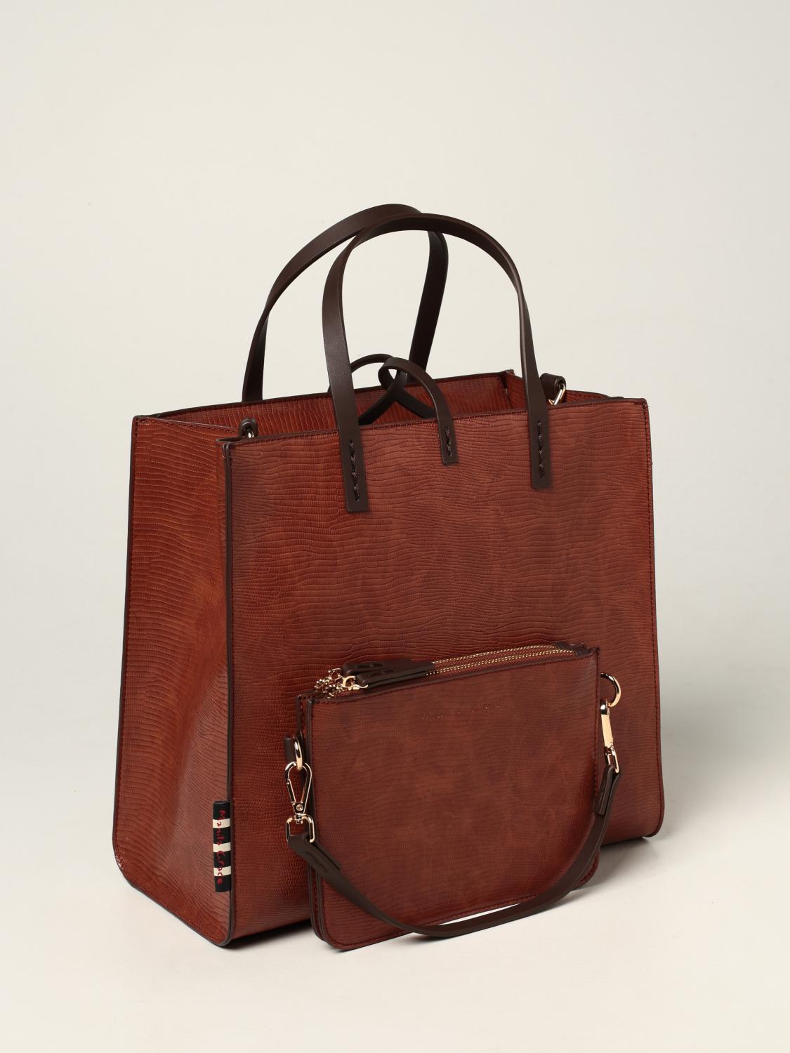 MANILA GRACE Felicia Bag In Synthetic Leather With Reptile Print manila-grace-felicia-bag-in-synthetic-leather-with-reptile-print