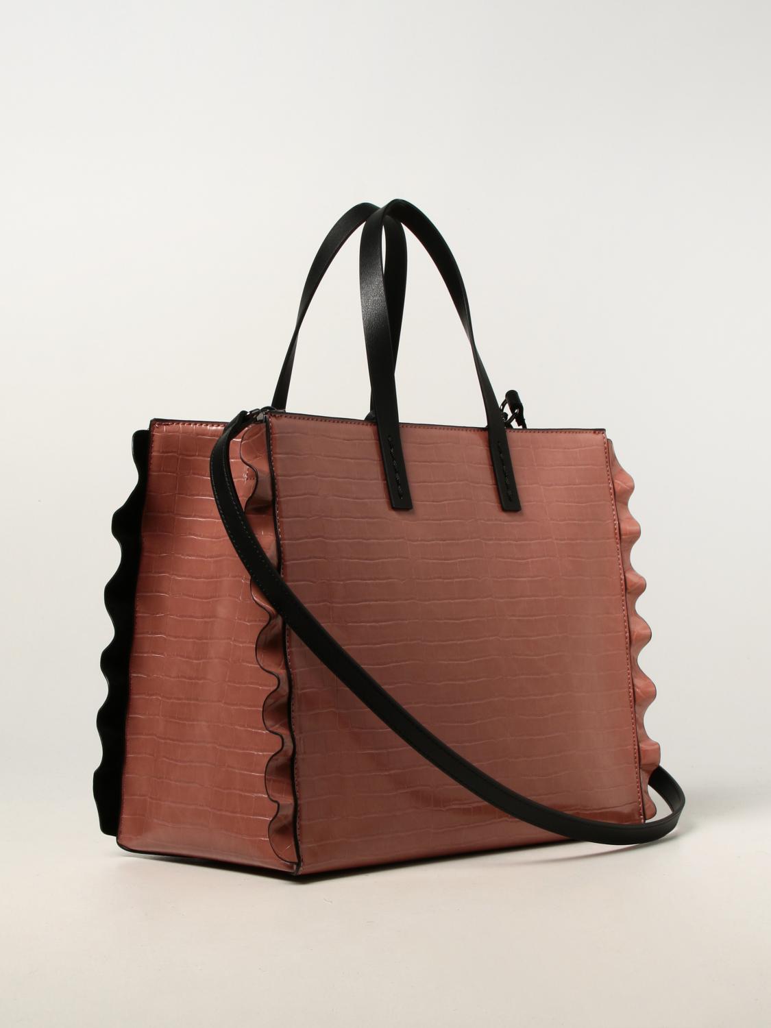 MANILA GRACE: handbag in crocodile print leather | Tote Bags Manila ...