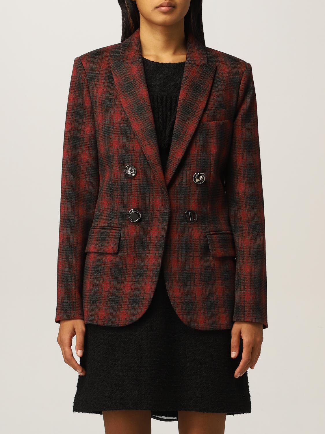 ASOS DESIGN - Purple Check Suit Blazer