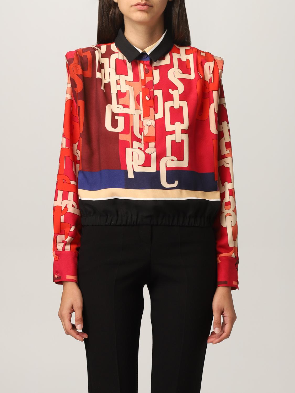 HANITA: shirt for woman - Multicolor | Hanita shirt HC458 3232 online ...