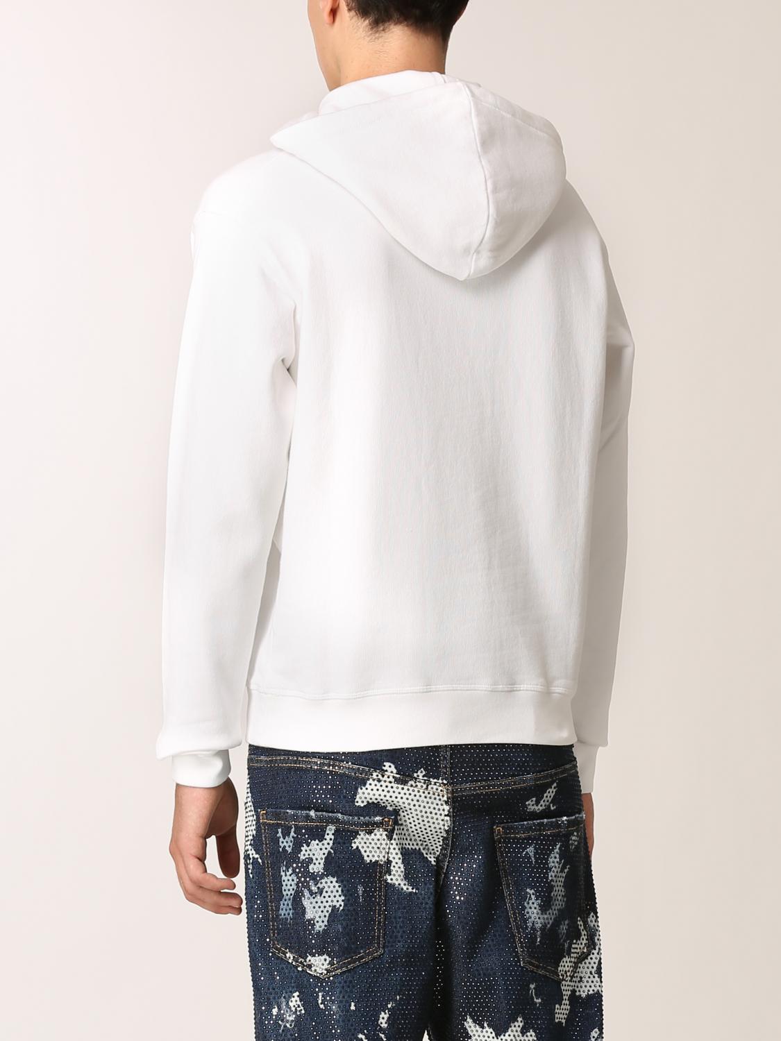 DSQUARED2: sweatshirt with logo - White | Dsquared2 sweatshirt ...