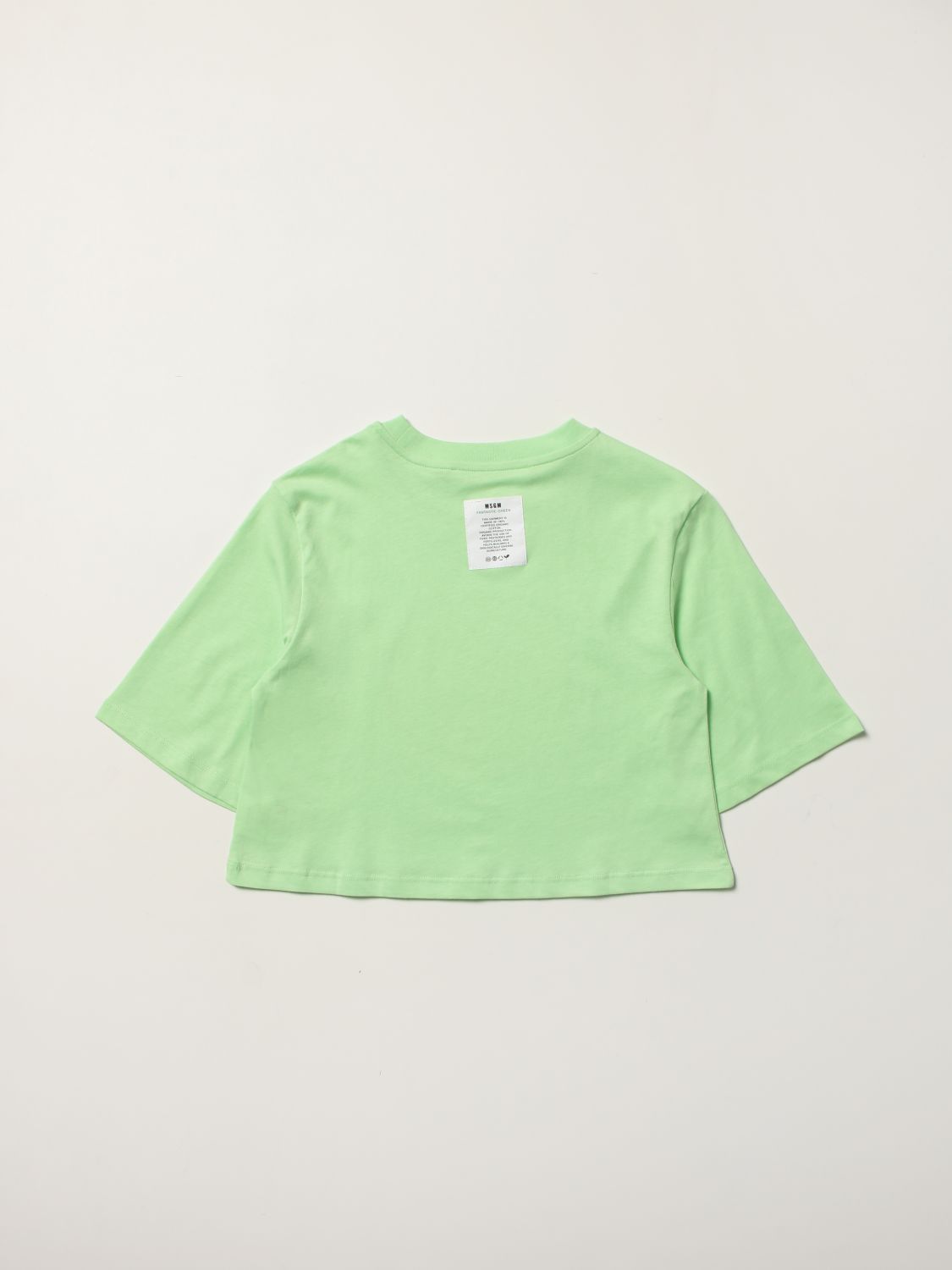Outlet de Msgm Kids: Camisetas para niña, Verde | Camisetas Msgm Kids ...