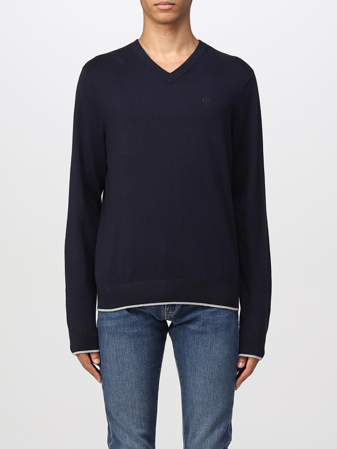ARMANI EXCHANGE: Herren Pullover - Navy | Armani Exchange Pullover ...