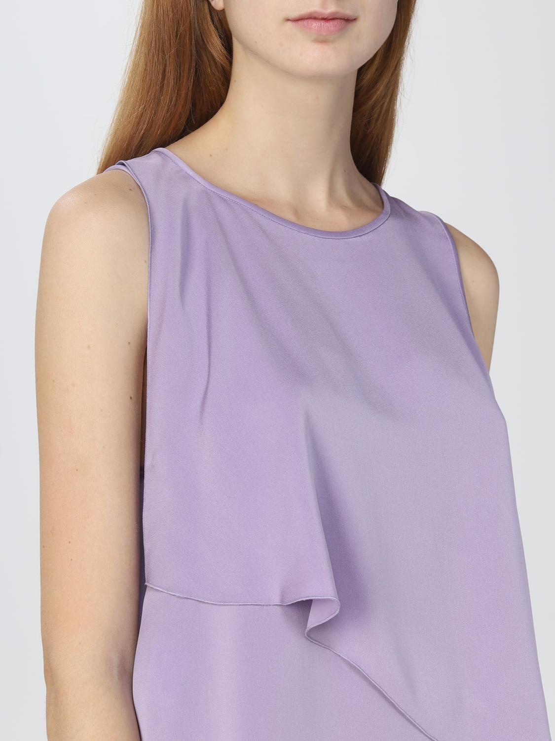 EMPORIO ARMANI: Damen Top - Lila | Emporio Armani Top H3NK14C2307 ...