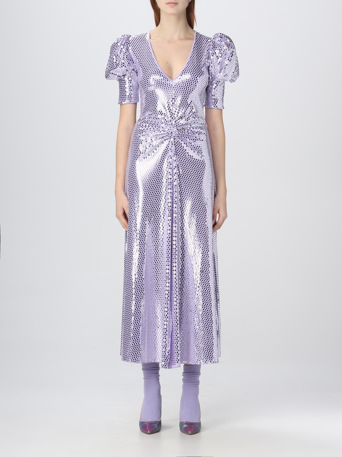 ROTATE: dress for woman - Lilac | Rotate dress RT1623 online on GIGLIO.COM