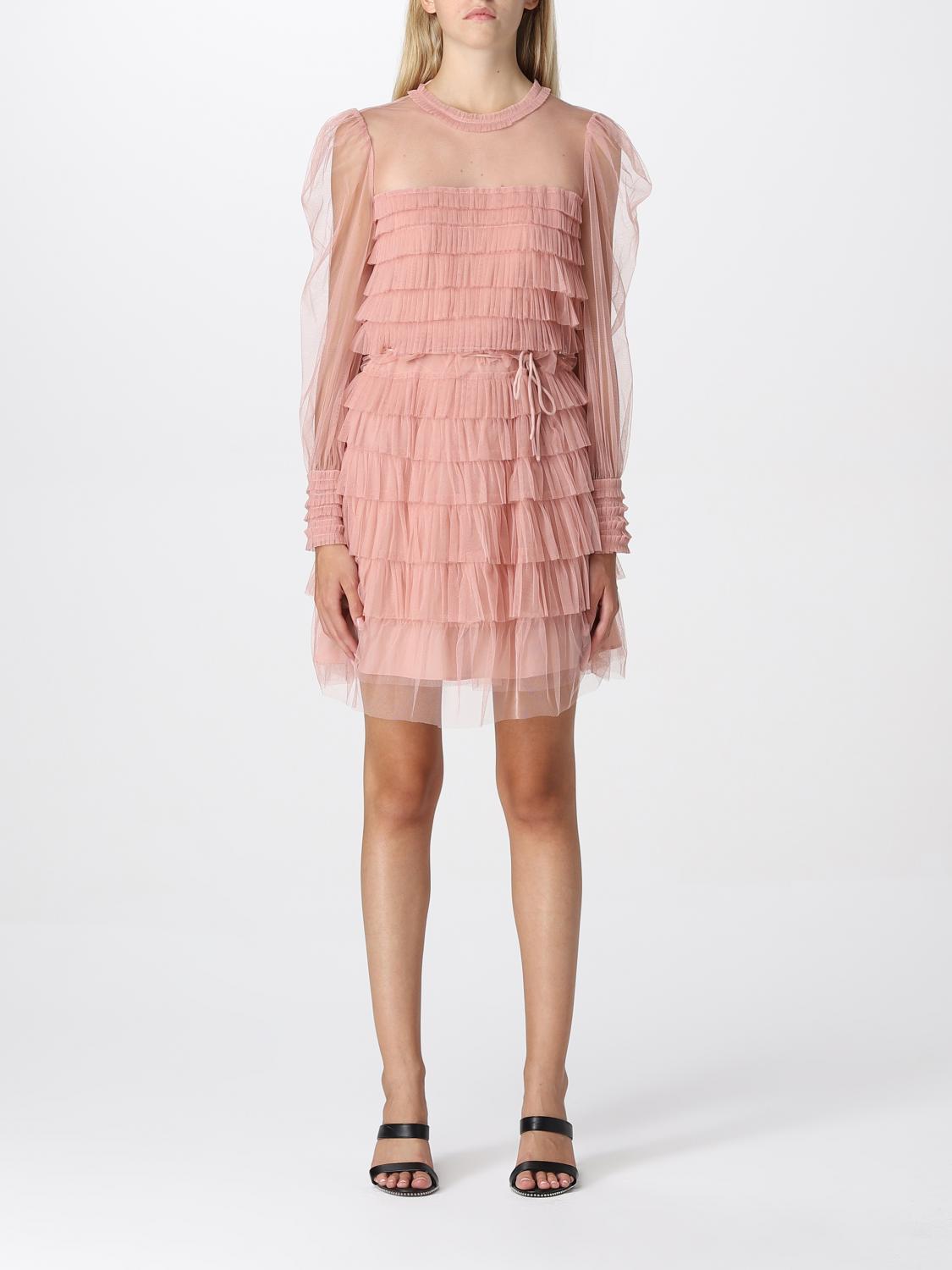TWINSET: Tulle balze - Rosa | Abito Twinset 222TP2113 GIGLIO.COM TWINSET: Tulle balze - Rosa | Abito Twinset 222TP2113 GIGLIO.COM