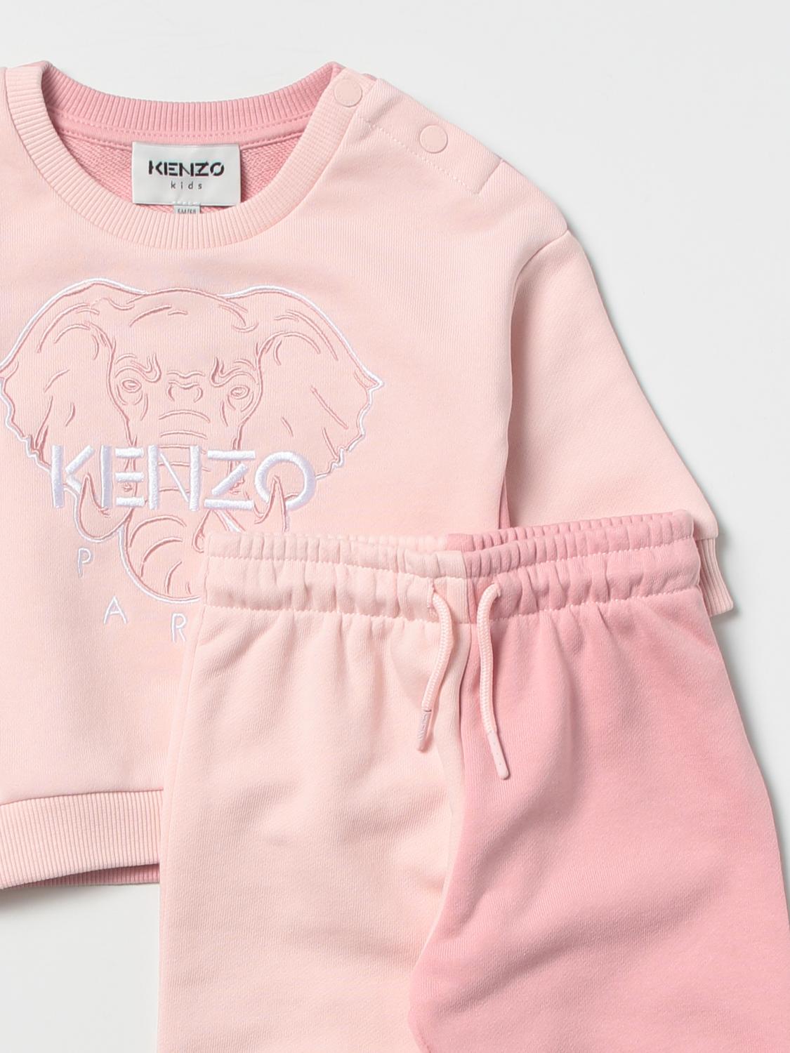 KENZO JUNIOR: Ensemble enfant - Rose | Ensemble Kenzo Junior K08049 GIGLIO.COM