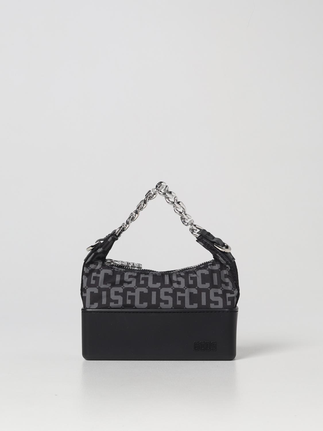 Gcds Monogram-print Shoulder Bag In Black | ModeSens