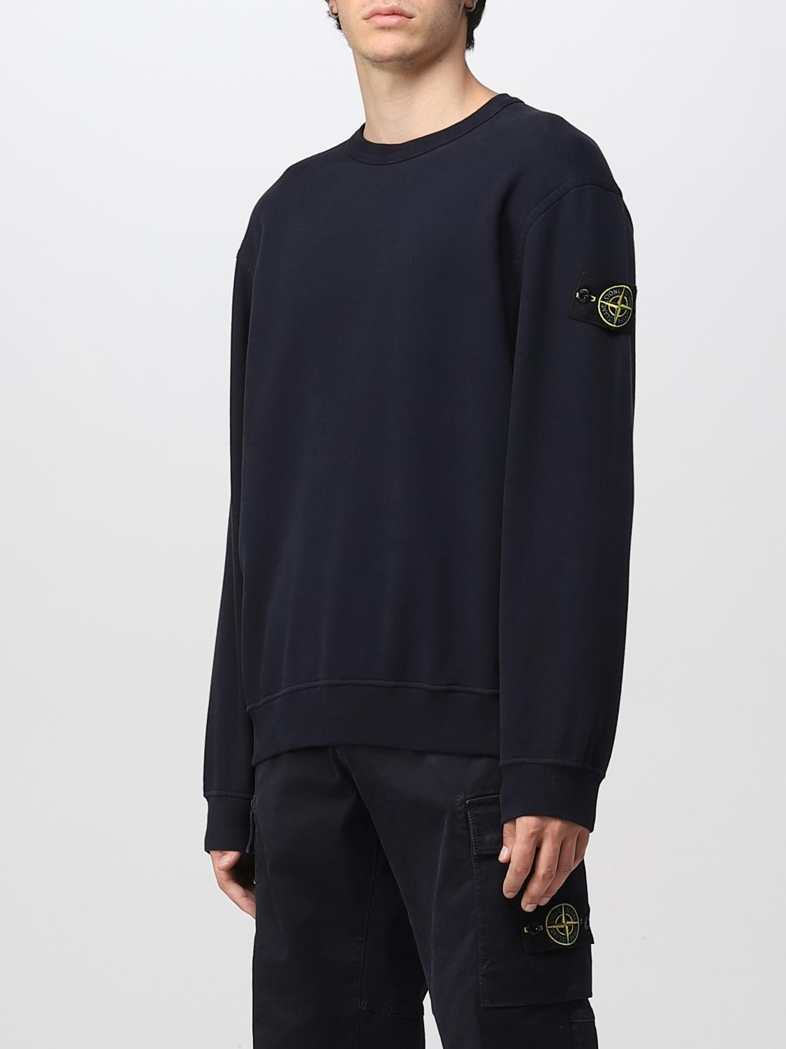 STONE ISLAND: sweatshirt for man - Blue | Stone Island sweatshirt 61720 ...
