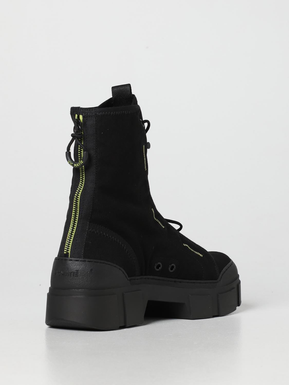 VIC MATIÈ: flat booties for woman - Black | Vic Matiè flat booties ...