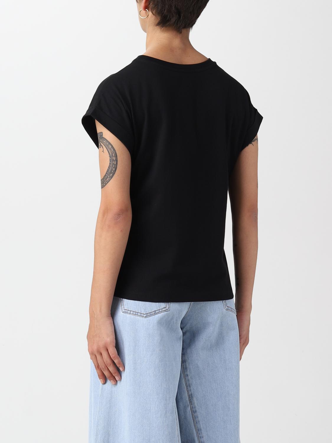 Twinset T Shirt For Woman Black Twinset T Shirt 231tp2170 Online