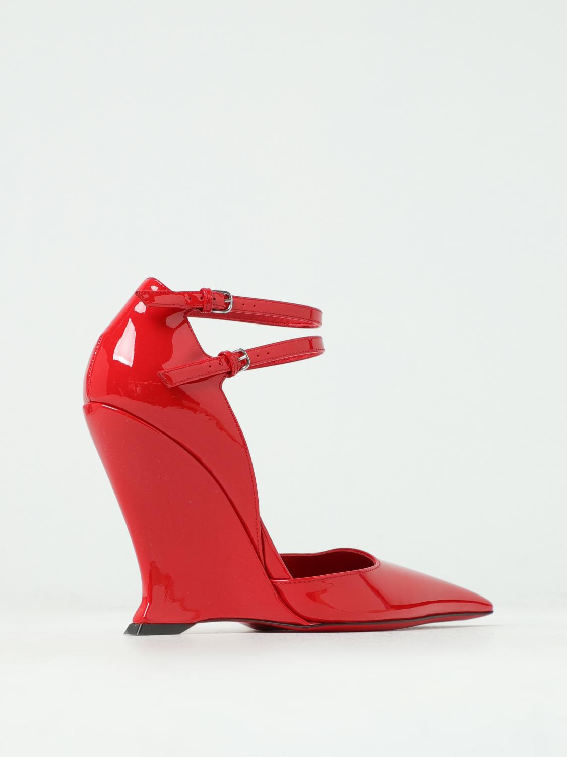 Red Wedge Heels