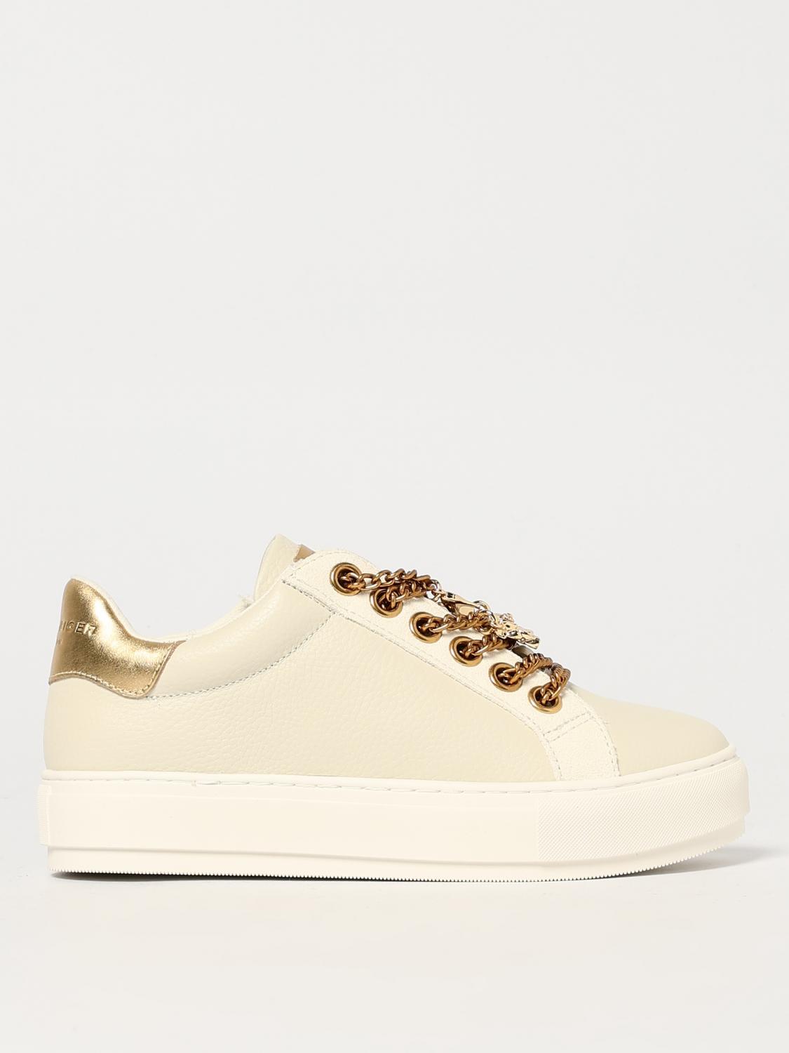 Kurt Geiger Chain-detail Charm Laney Sneakers In White | ModeSens