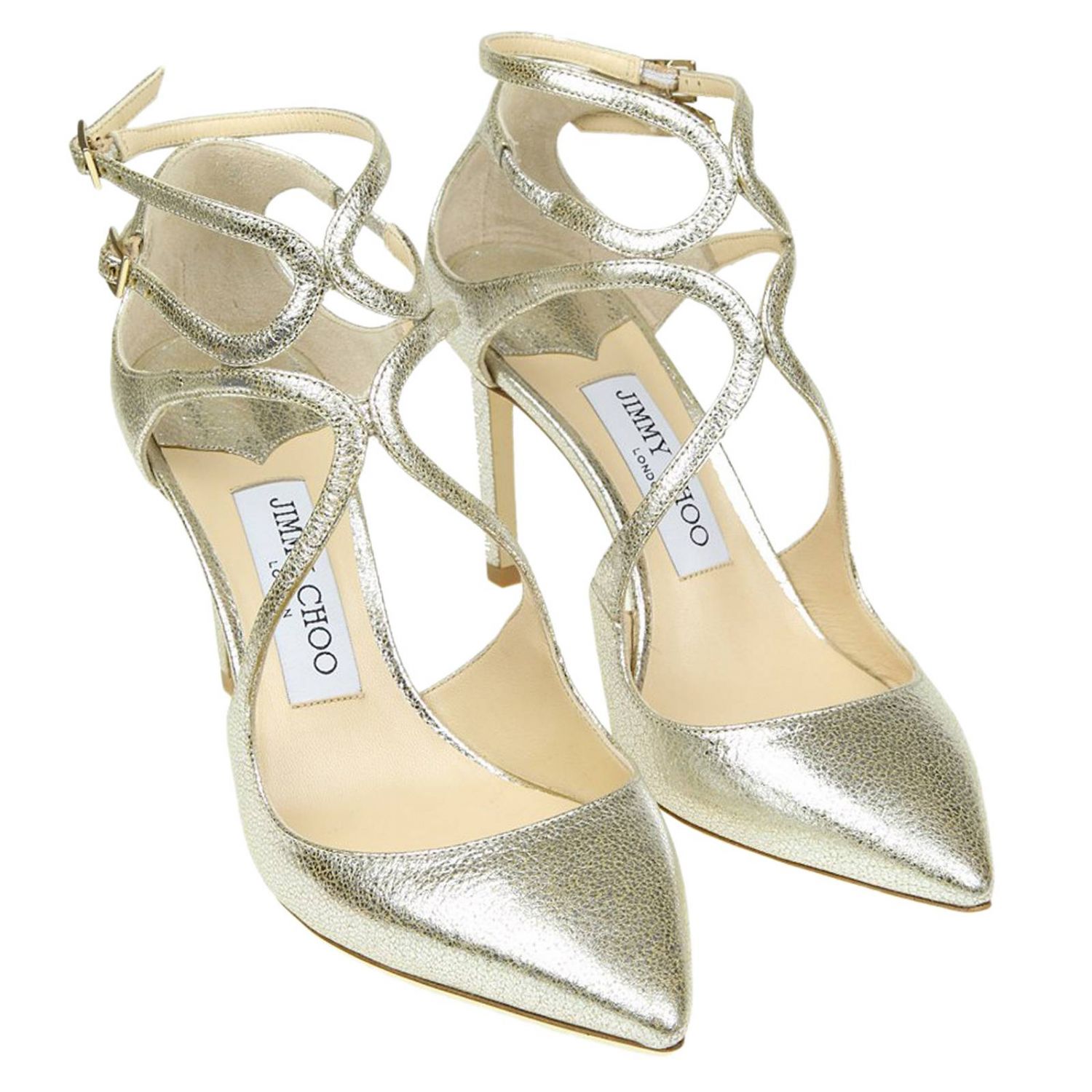 Jimmy Choo Outlet Pumps Women Pumps Jimmy Choo Women Gold Pumps Jimmy Choo Lancer 85 Gle