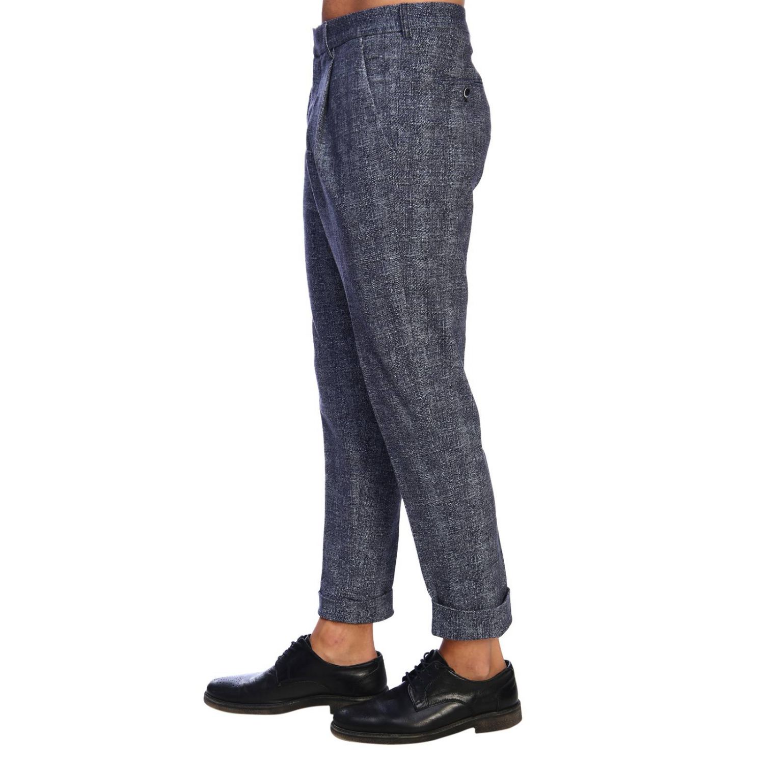 Circolo 1901 Outlet: Pants men | Pants Circolo 1901 Men Blue | Pants ...
