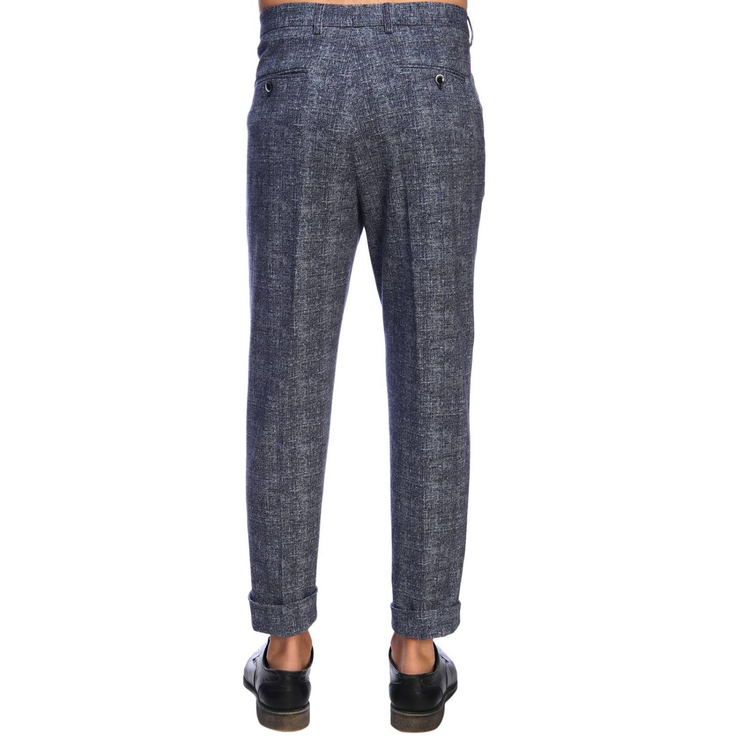 Circolo 1901 Outlet: Pants men | Pants Circolo 1901 Men Blue | Pants ...