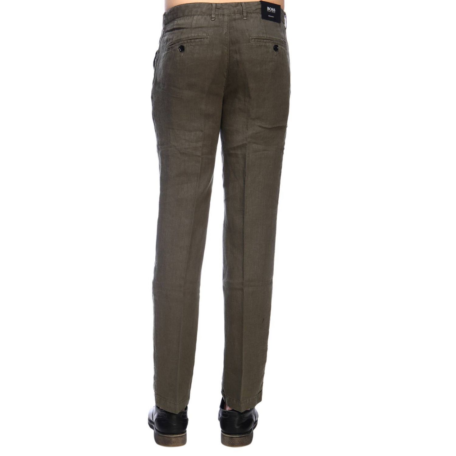 Hugo Boss Outlet: Pants men | Pants Hugo Boss Men Green | Pants Hugo ...