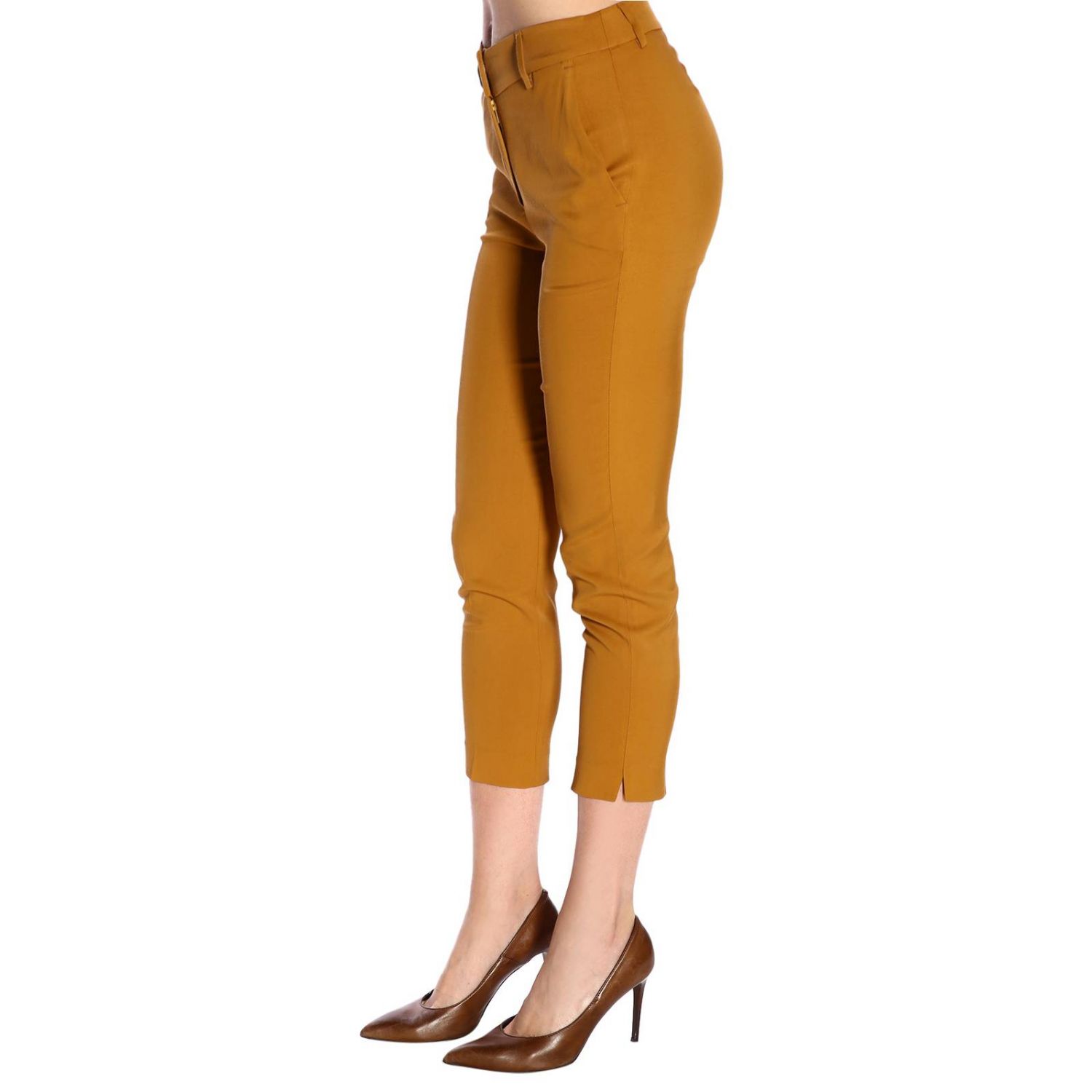 Hanita Outlet: pants for woman - Brown | Hanita pants HP367 2380 online ...