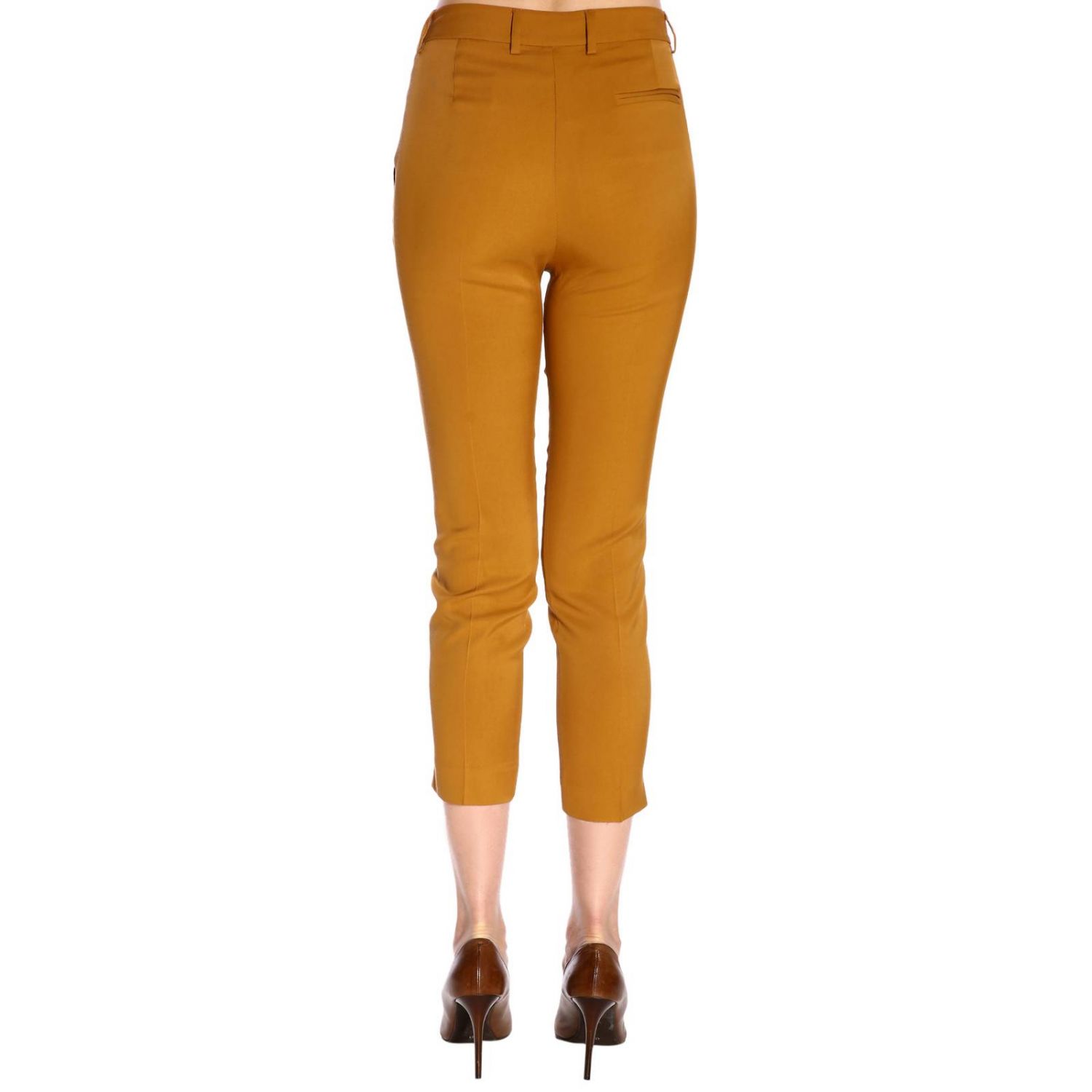 Hanita Outlet: pants for woman - Brown | Hanita pants HP367 2380 online ...