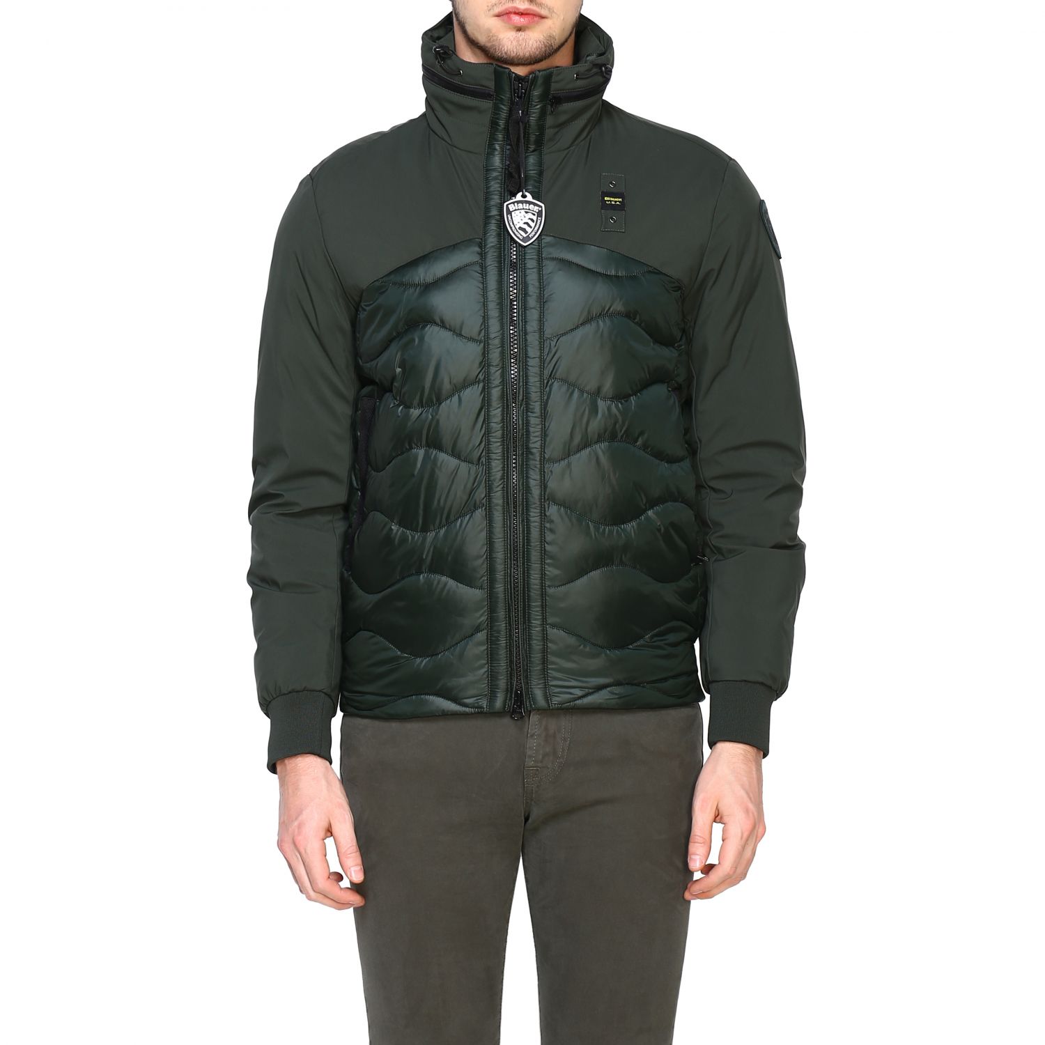 Blauer Outlet: Giacca uomo - Verde | Giacca Blauer WBLUC08077 004719 ... Blauer Outlet: Giacca uomo - Verde | Giacca Blauer WBLUC08077 004719 ...