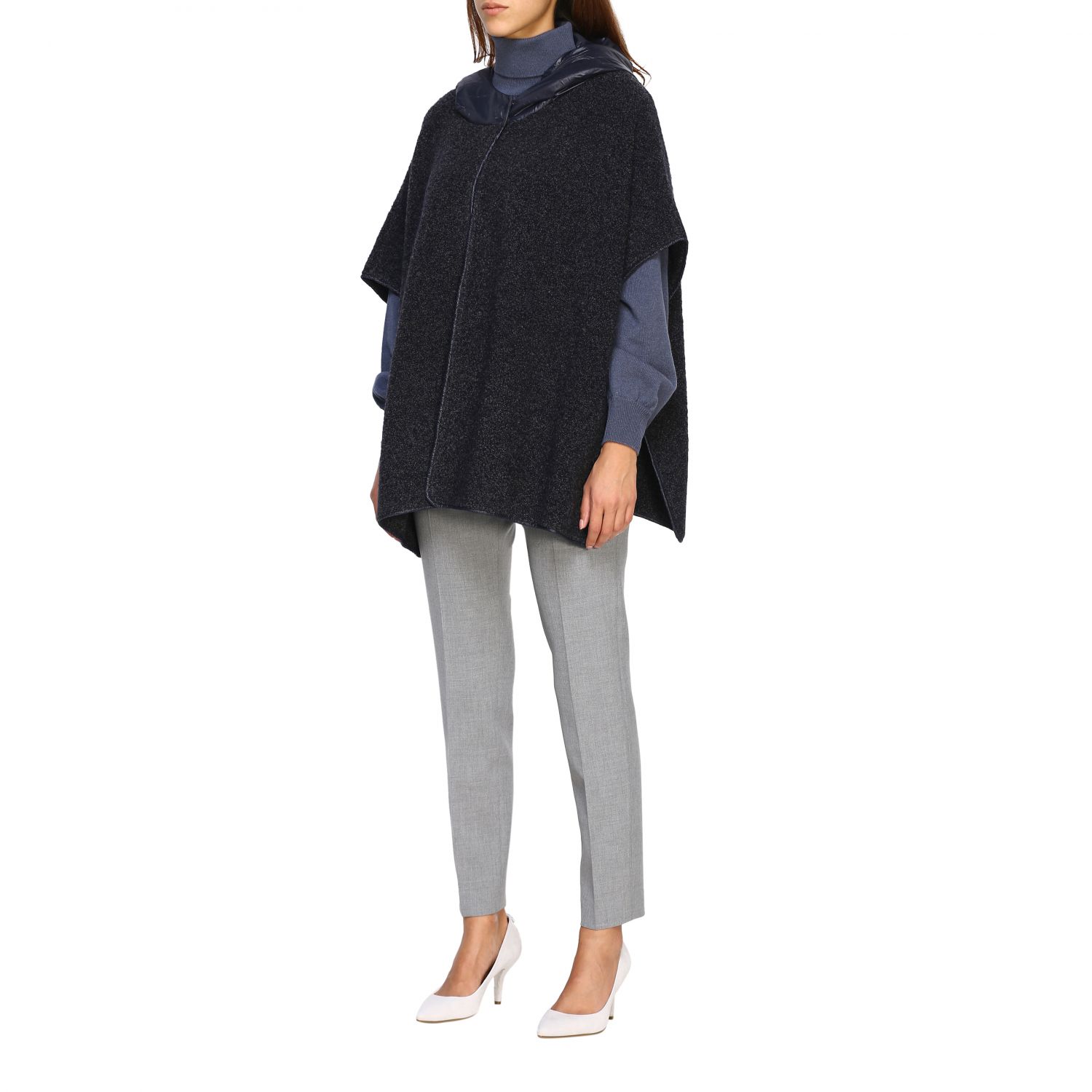 Fabiana Filippi Outlet: Cape women - Grey | Cape Fabiana Filippi ...