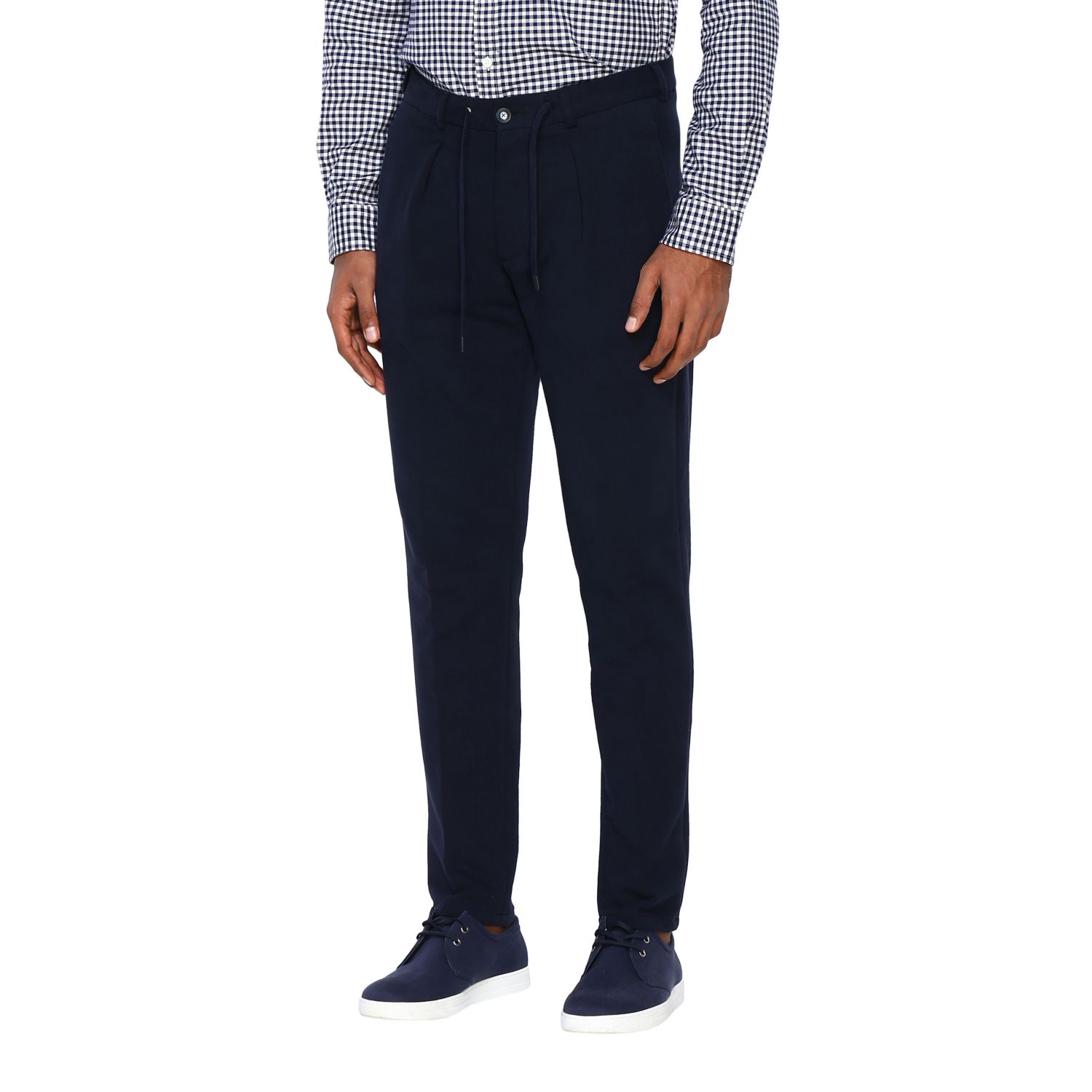 Circolo 1901 Outlet: Pants men - Blue | Pants Circolo 1901 CN2333 ...