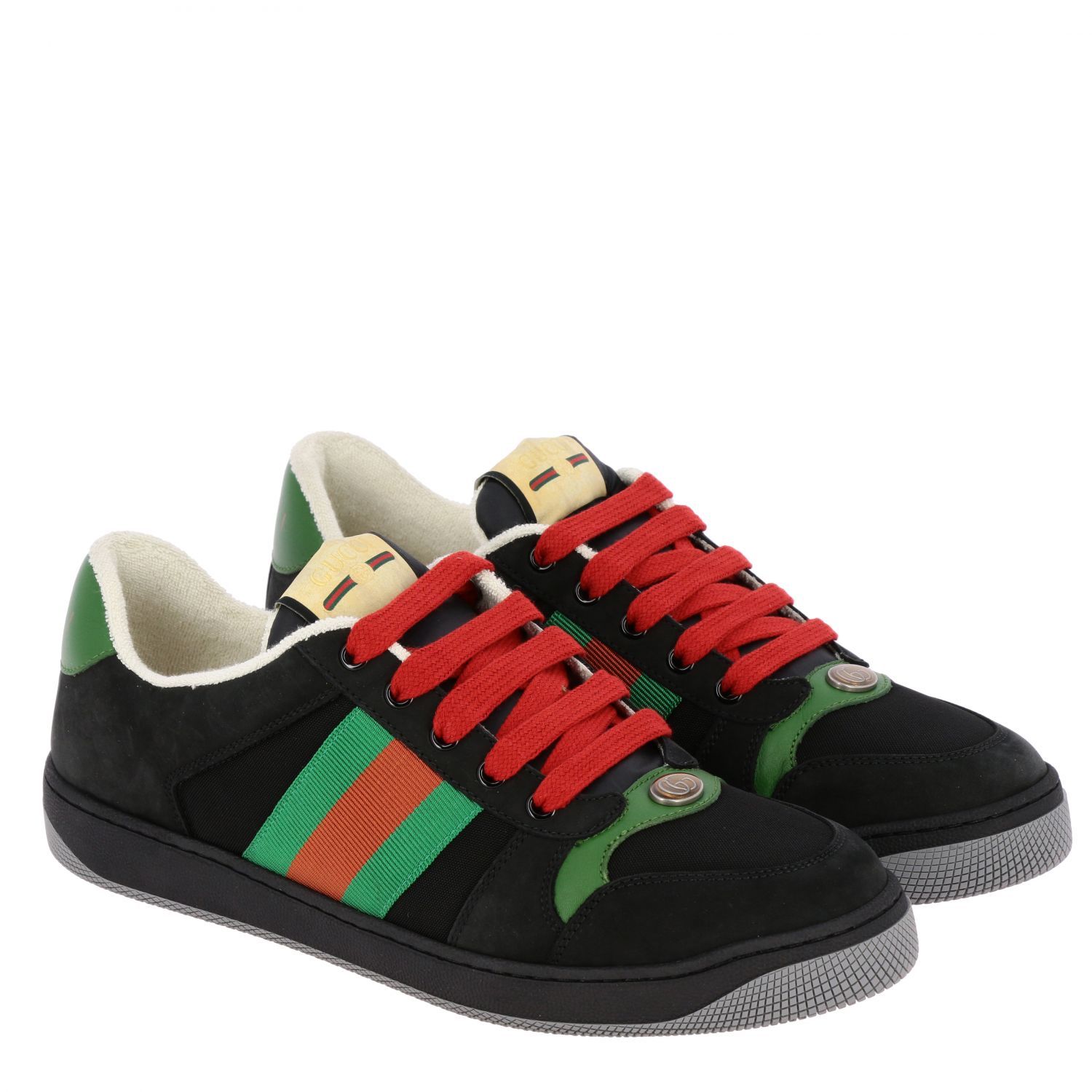 GUCCI: Zapatos hombre - Negro | Zapatillas Gucci 576223 9PYQ0 GIGLIO.COM