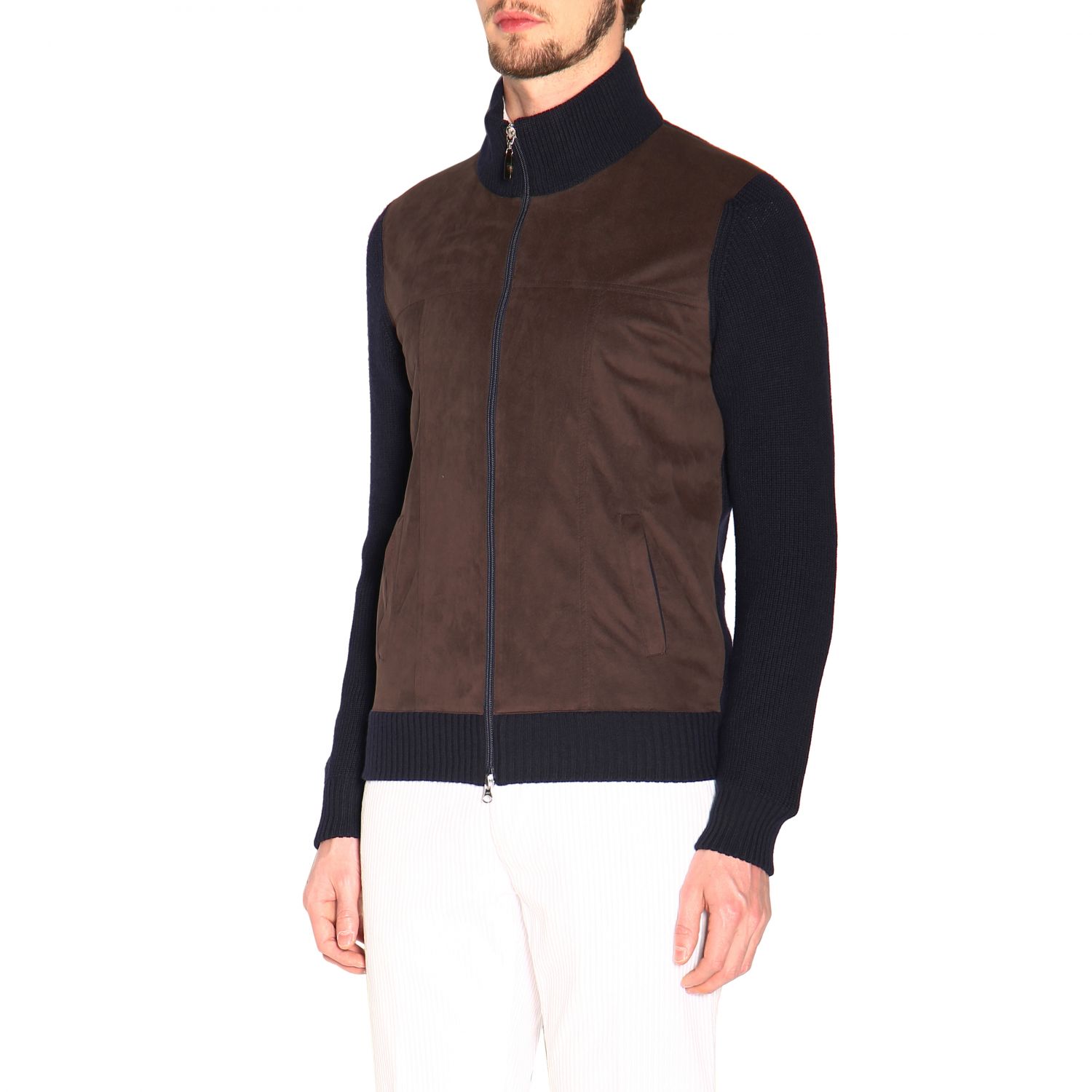 Gran Sasso Outlet: cardigan for men - Dark | Gran Sasso cardigan 23132 ...