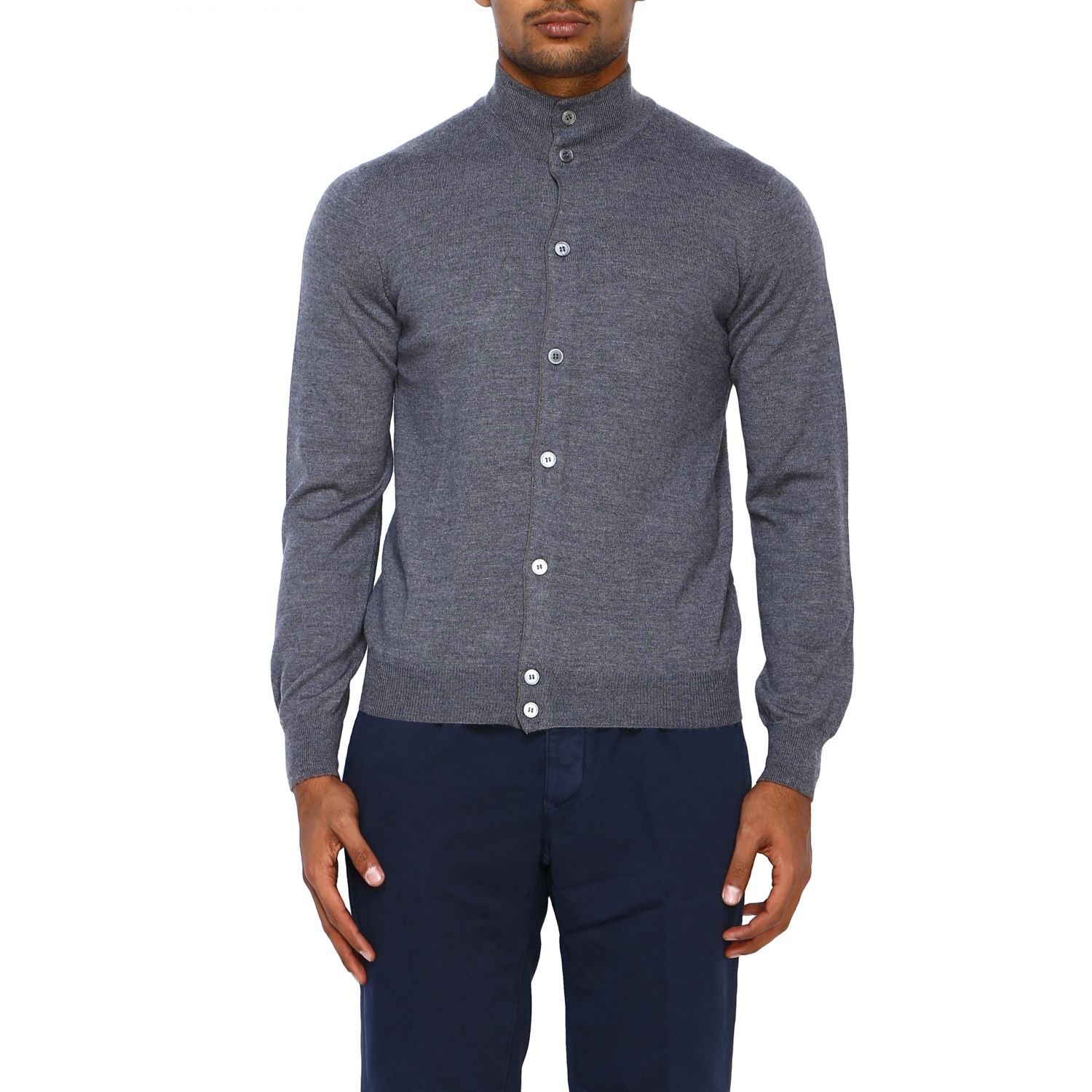 Gran Sasso Outlet: cardigan for man - Grey 1 | Gran Sasso cardigan ...