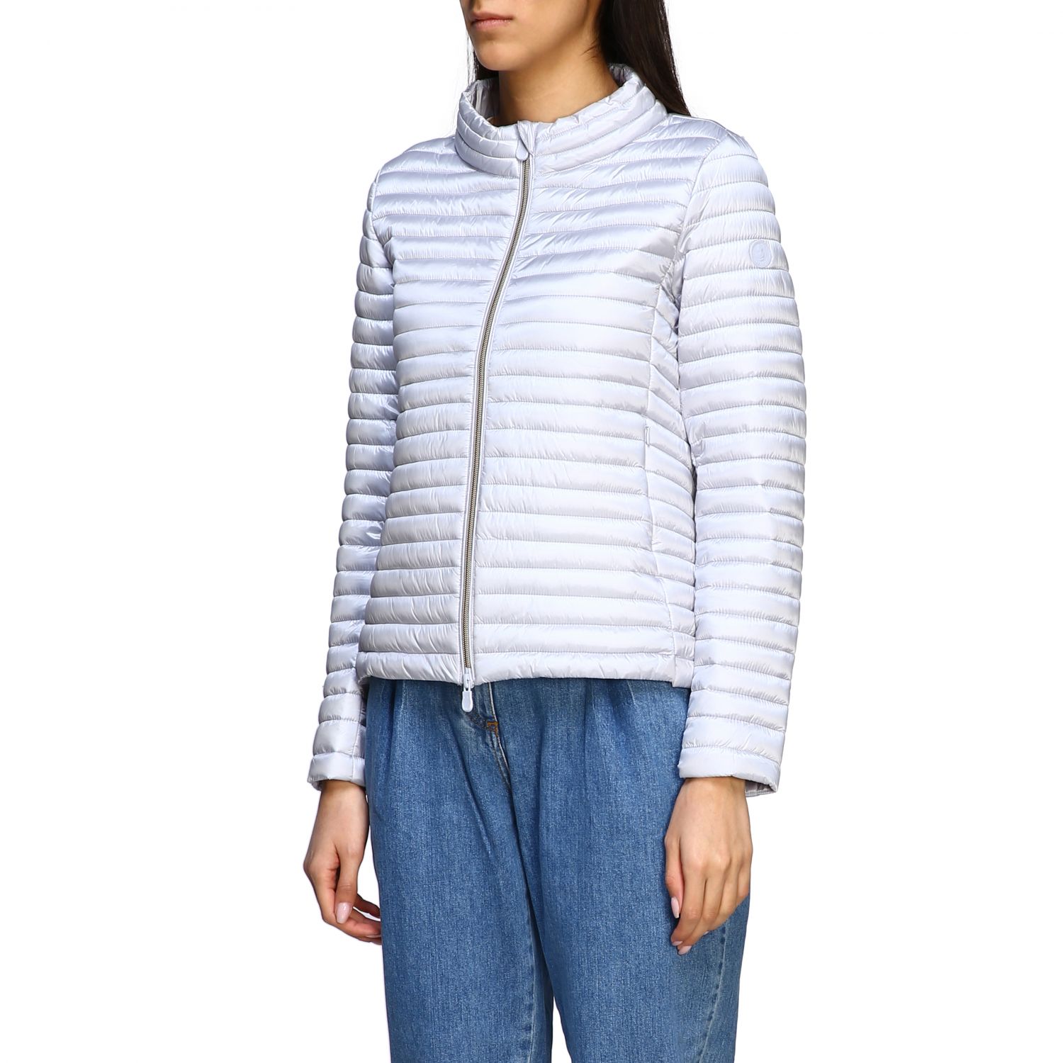 Save The Duck Outlet: Giubbotto Iris in nylon con zip - Grigio | Giacca ... Save The Duck Outlet: Giubbotto Iris in nylon con zip - Grigio | Giacca ...