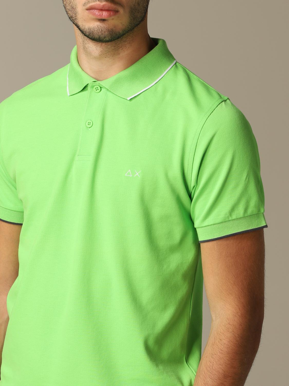 Sun 68 Outlet: T-shirt men | T-Shirt Sun 68 Men Lime | T-Shirt Sun 68 ...
