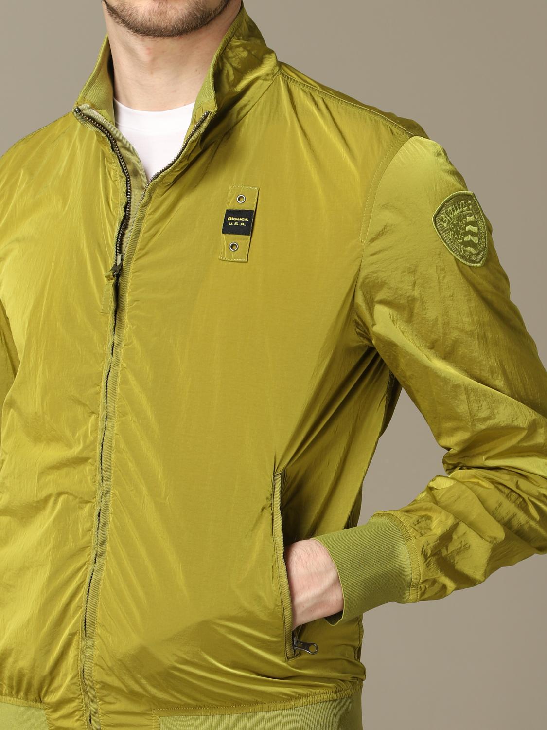 BLAUER: 재킷 남성 - 옐로우 | 재킷 Blauer 20SBLUC04009 005335 GIGLIO.COM