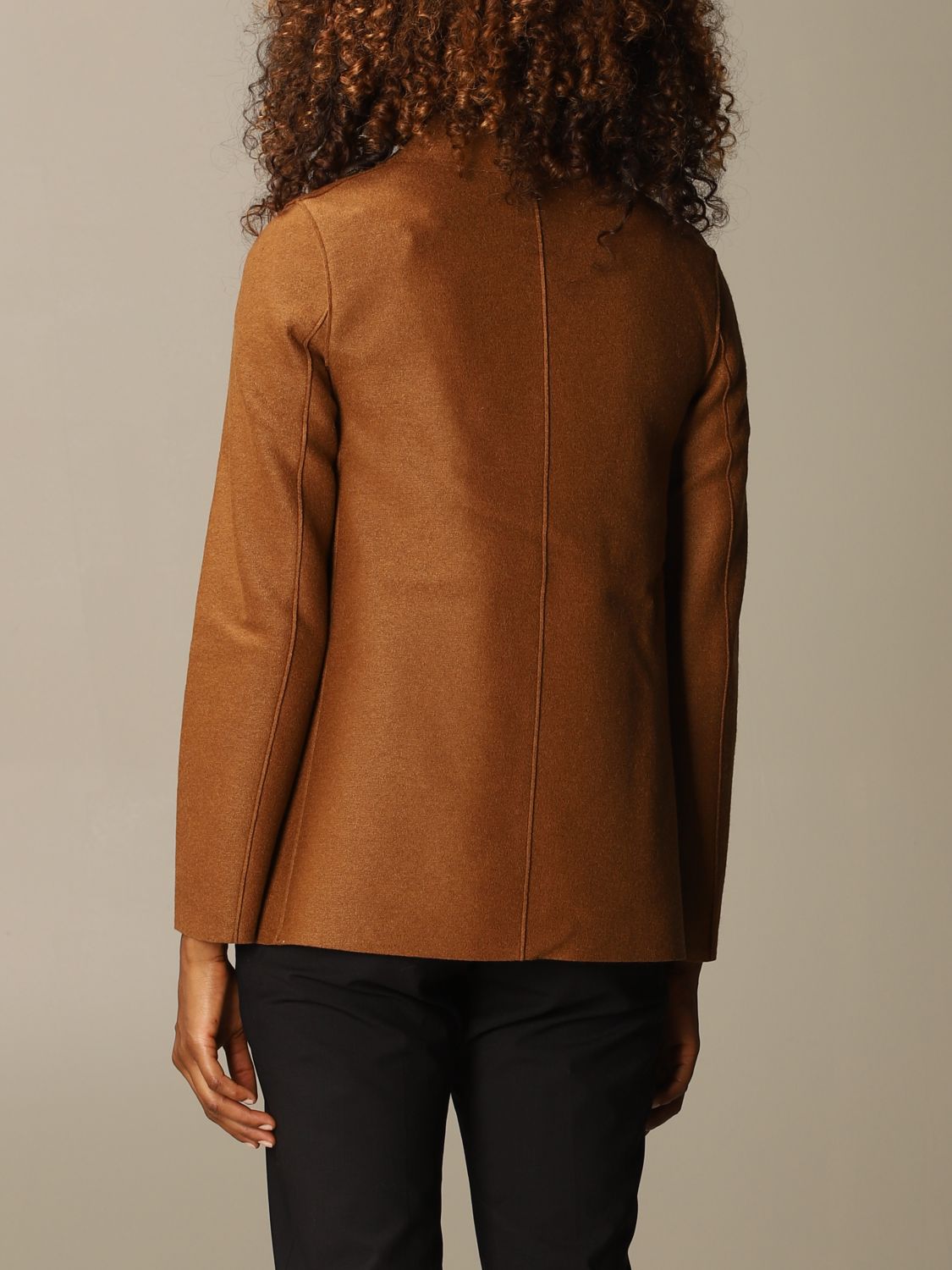 HARRIS WHARF LONDON: Jacket women - Camel | Jacket Harris Wharf London ...