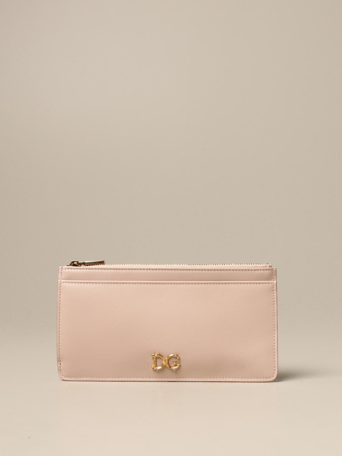 DOLCE & GABBANA: Carteras mujer , Rosa Pálido | Cartera DOLCE & GABBANA ...
