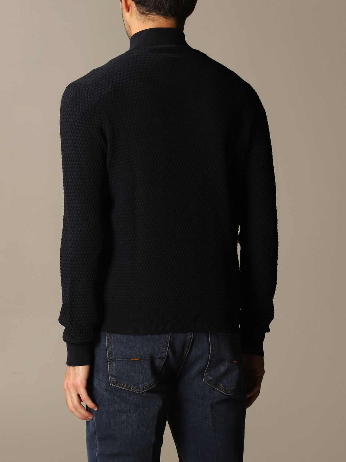 Gran Sasso Outlet: cardigan in wool with zip | Cardigan Gran Sasso Men ...