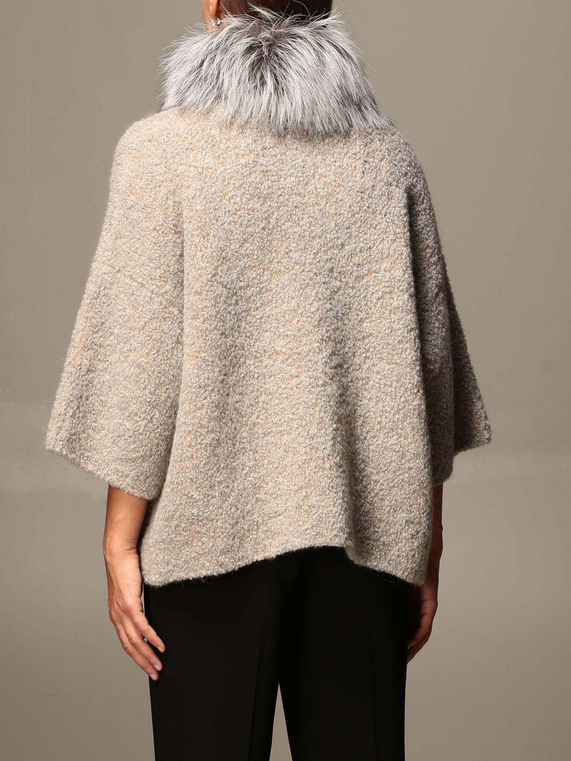 FABIANA FILIPPI: Cape women | Cape Fabiana Filippi Women Beige | Cape ...