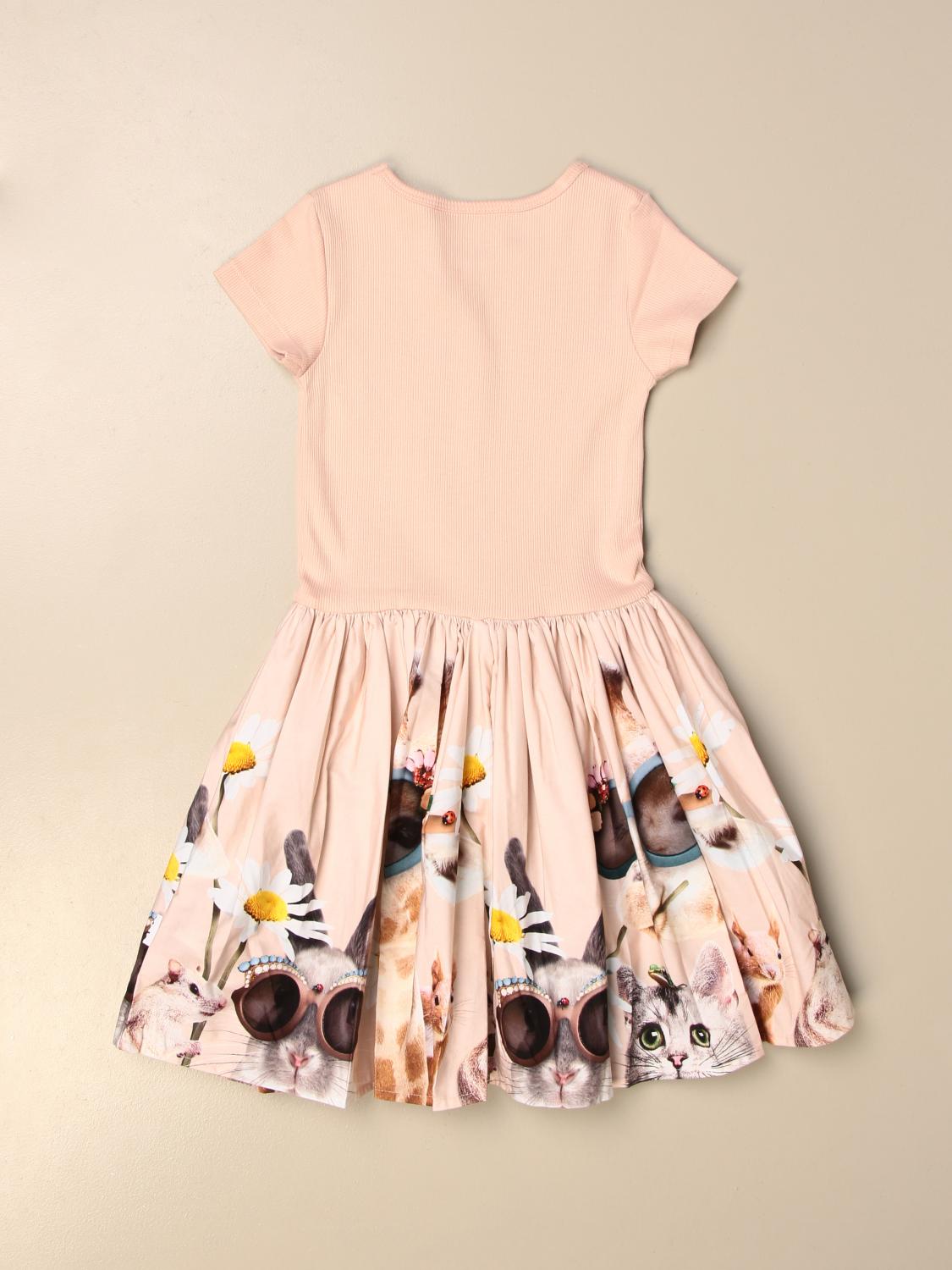 MOLO: Dress kids | Dress Molo Kids Pink | Dress Molo 2S21E147 GIGLIO.COM