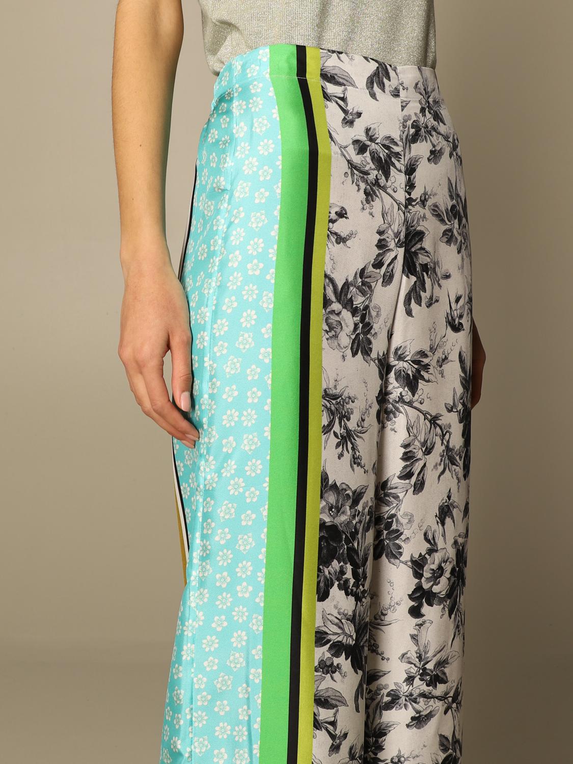 MALIPARMI: palace trousers in patterned silk | Pants Maliparmi Women ...