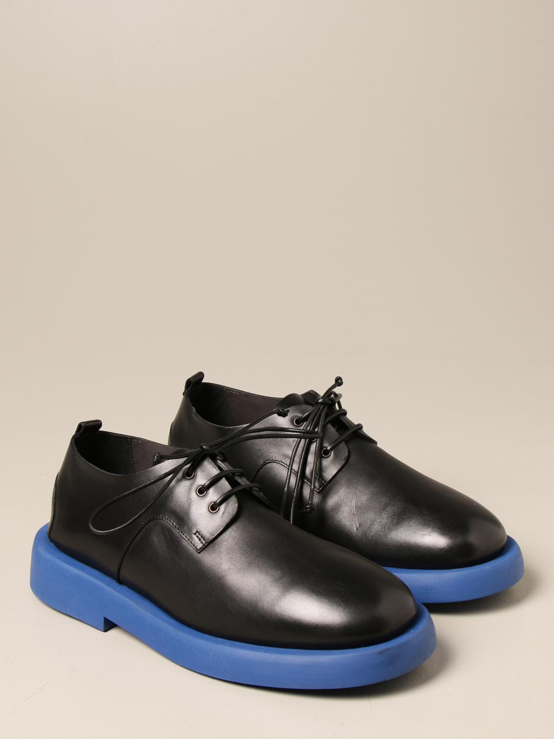 Marsèll Outlet: Derby in pelle di vitello - Nero | Scarpe Stringate ...