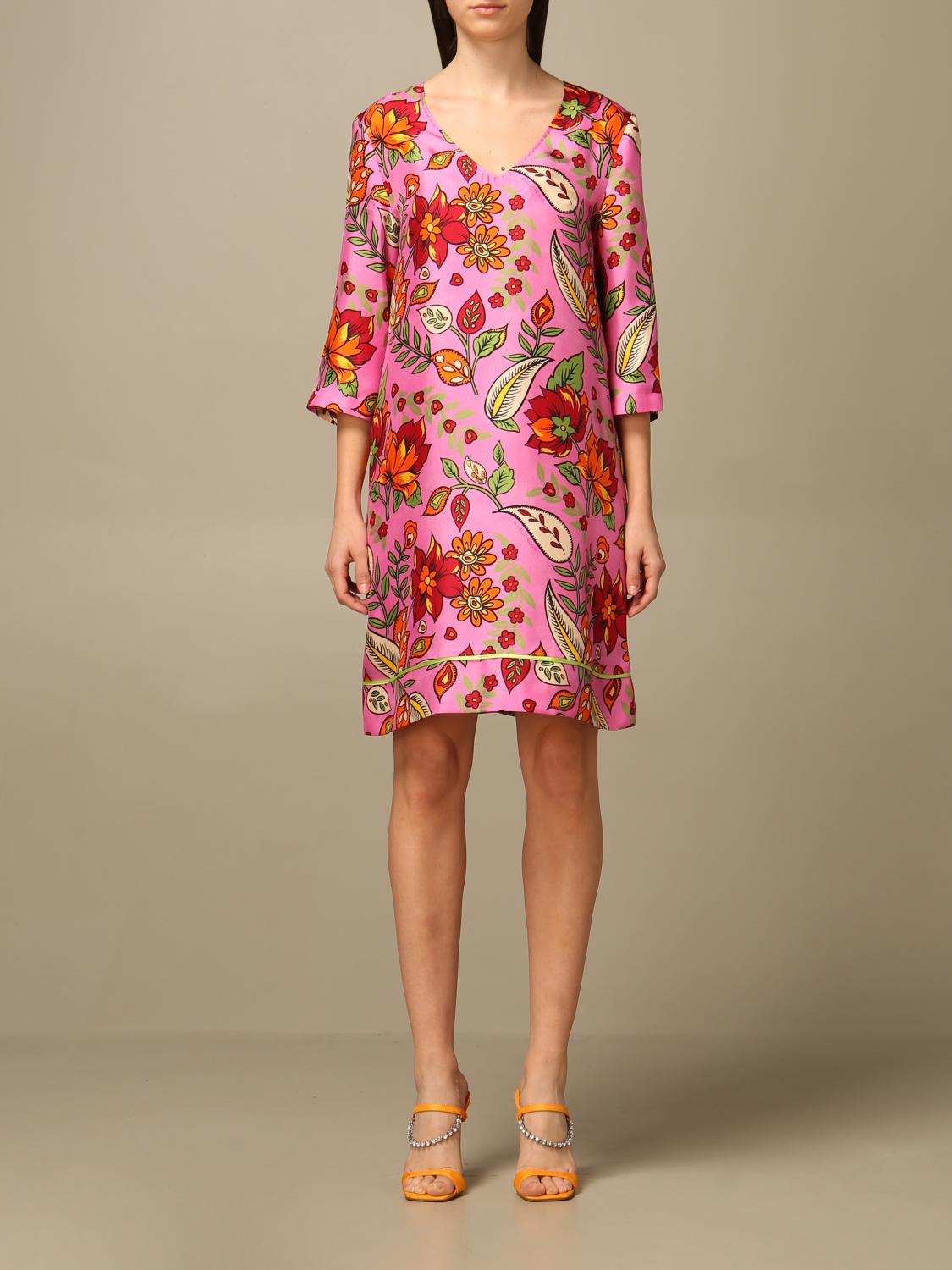 MALIPARMI: Dress women - Pink | Dress Maliparmi JF645930091 GIGLIO.COM