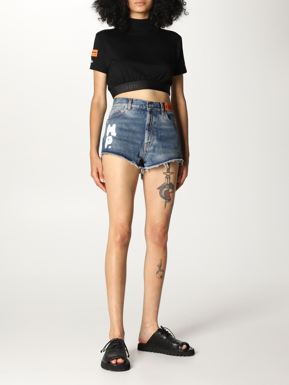 HERON PRESTON: Top mujer - Negro | Top Heron Preston HWAA029R21JER001 ...