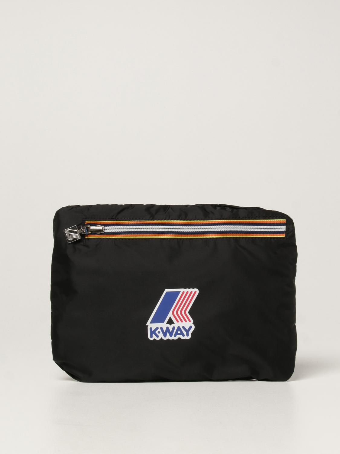 K-WAY: backpack for men - Black | K-Way backpack K1127PW online on ...