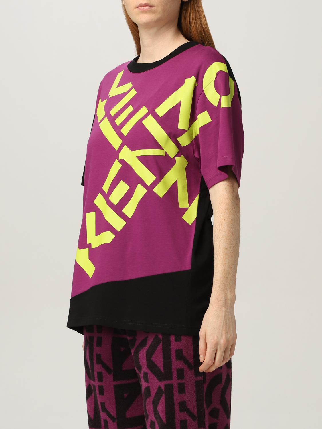 Kenzo T Shirt For Woman Black Kenzo T Shirt Fb62ts6524sj Online On
