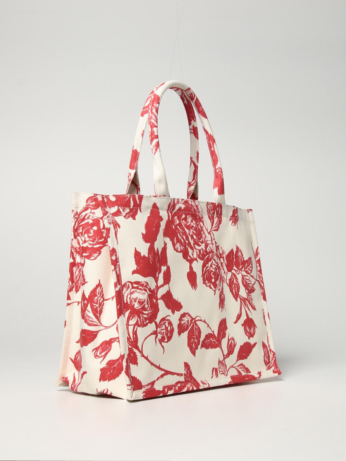 MSGM: Tote bags women - White 1 | Tote Bags Msgm 3141MDZ63700 GIGLIO.COM