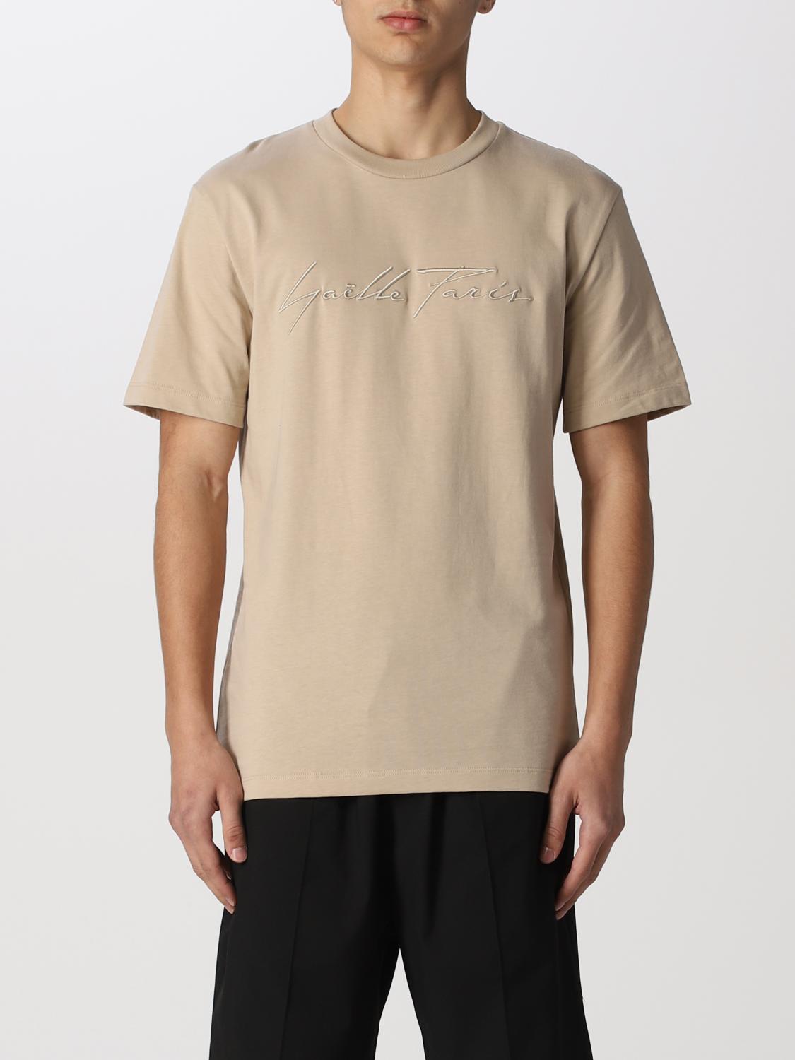 Gaelle Paris T-shirt With Logo In Hazel | ModeSens