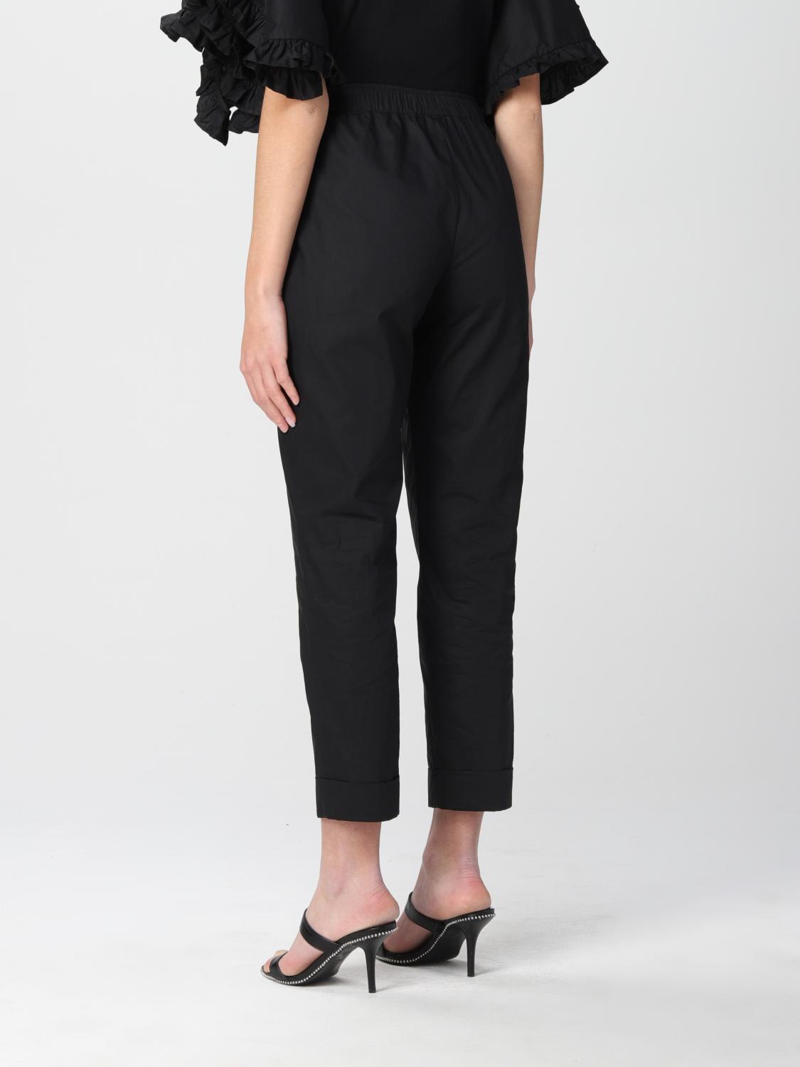 SEMICOUTURE: Pants women | Pants Semicouture Women Black | Pants ...