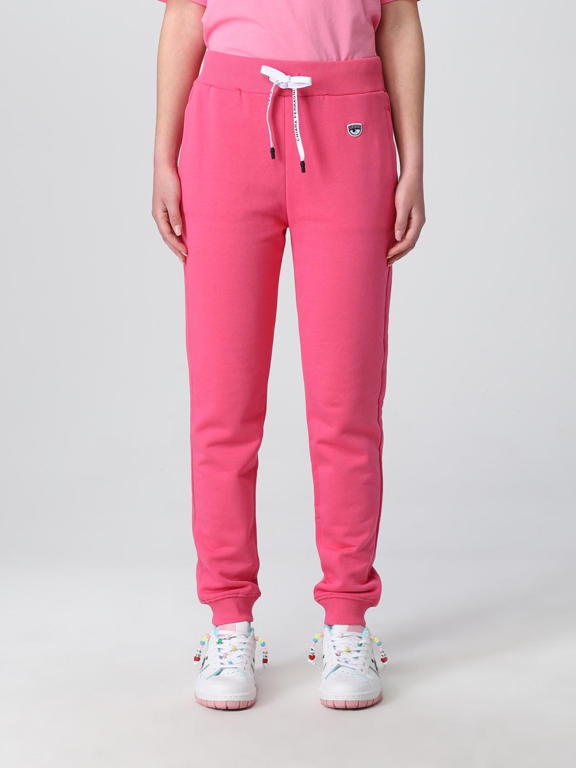 CHIARA FERRAGNI: Pantalone Eye Flirting in cotone - Fuxia | Pantalone ...